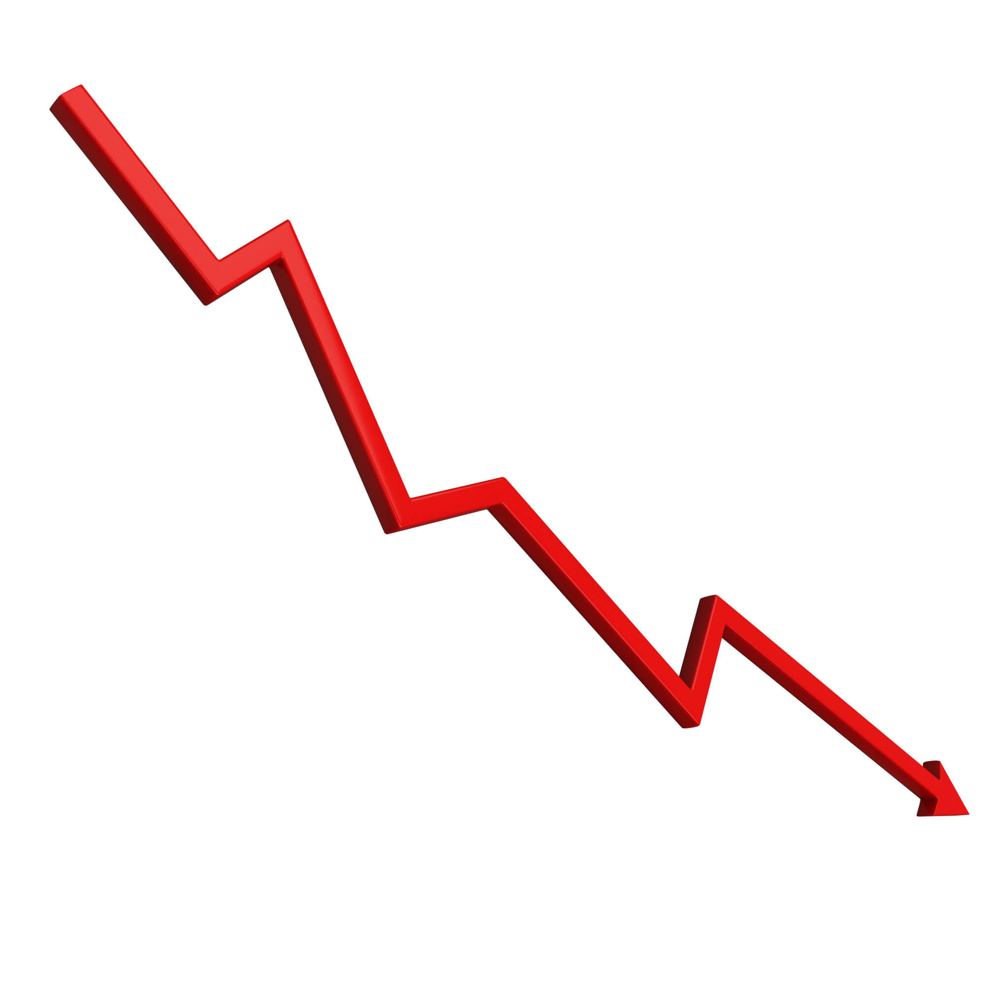 Arrow Graph Down - 3D Model by KhaganFX