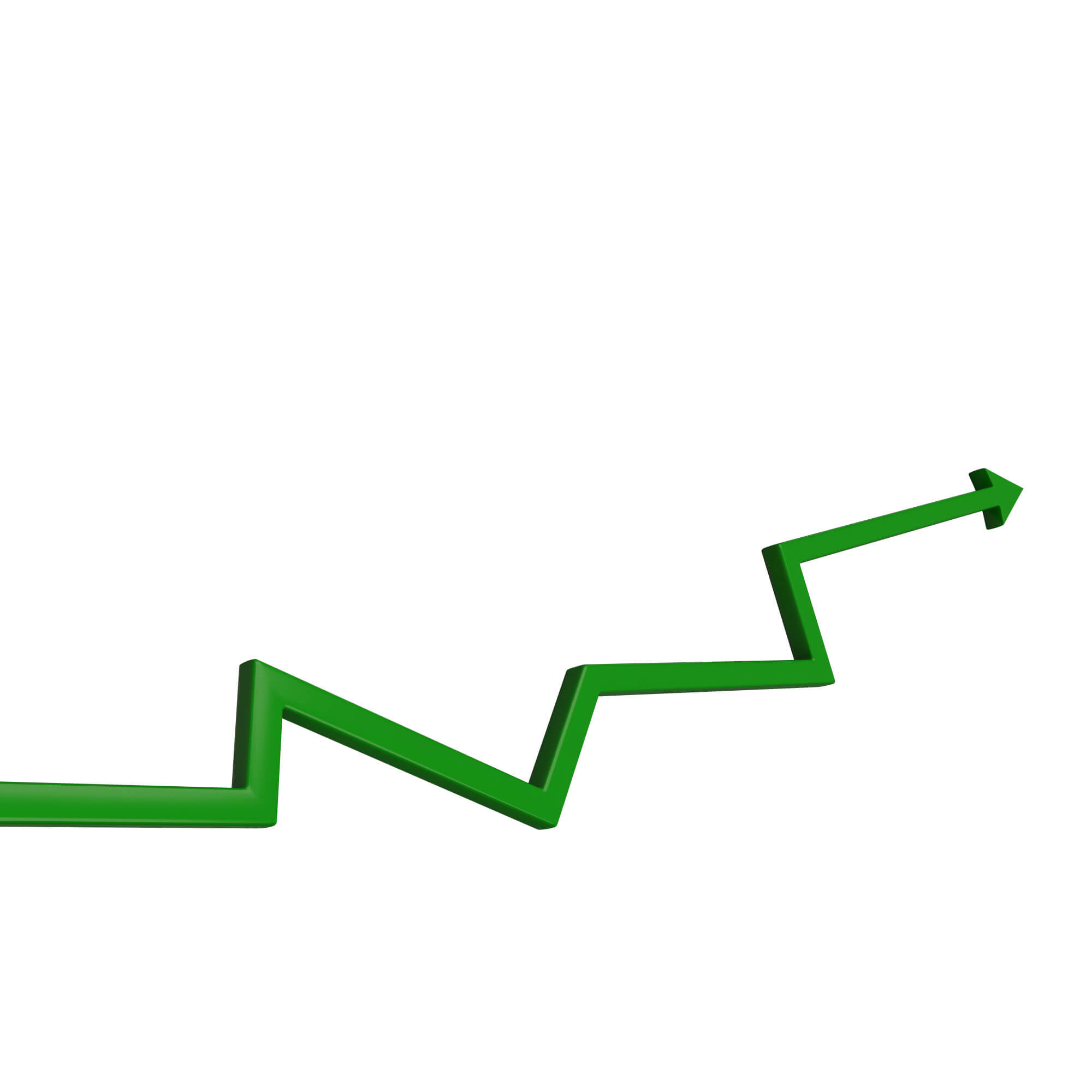 Arrow Graph Down - 3D Model by KhaganFX