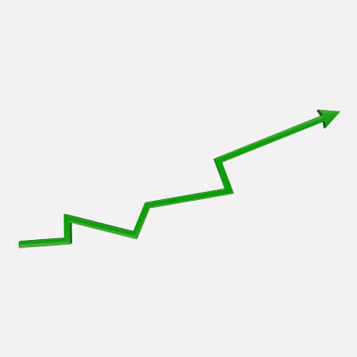 Arrow Graph Down - 3D Model by KhaganFX