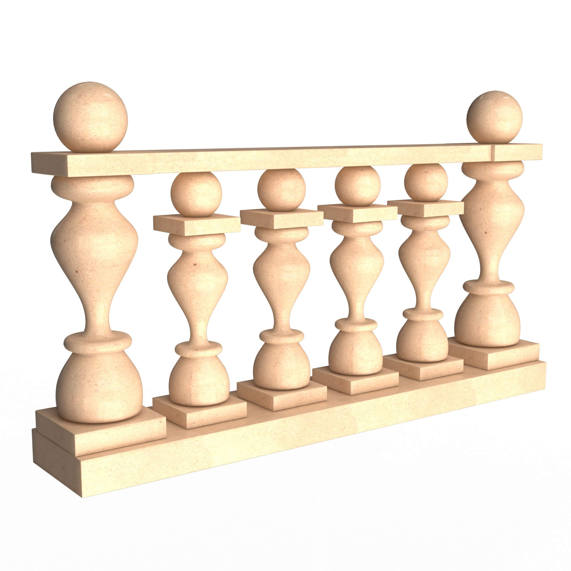 Baluster 05 - 3D Model by KhaganFX