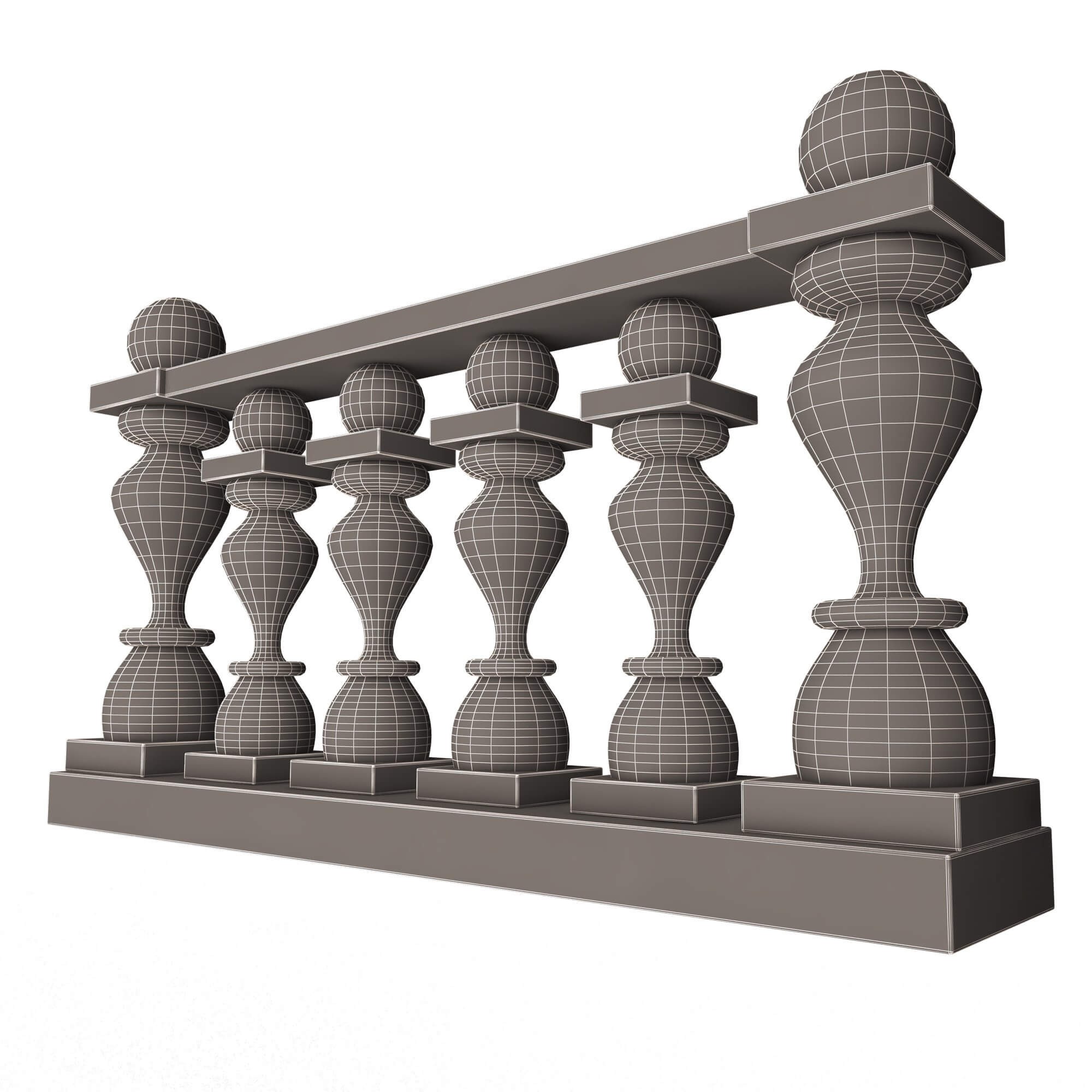 Baluster 05 - 3D Model by KhaganFX