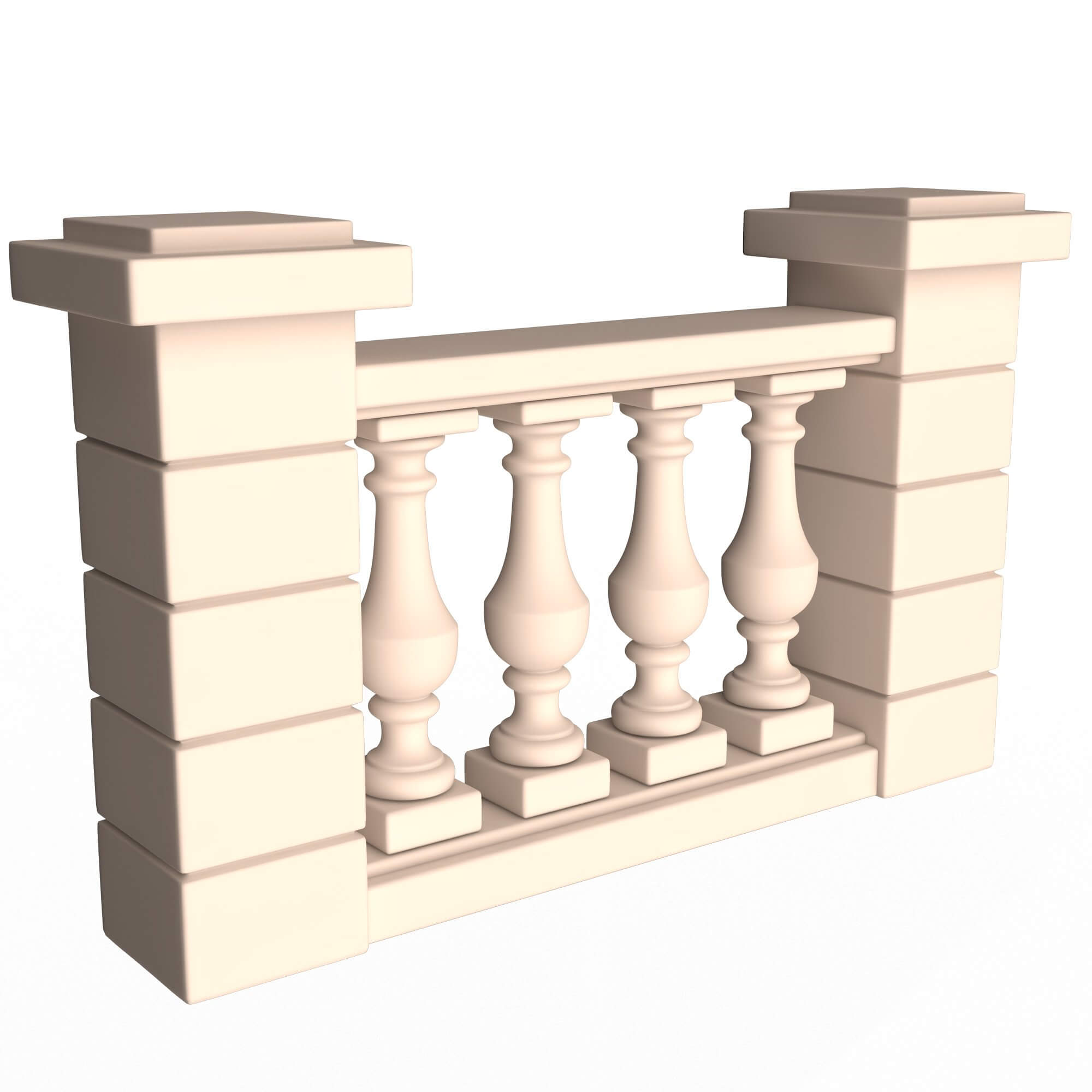 Baluster 06 - 3D Model by KhaganFX