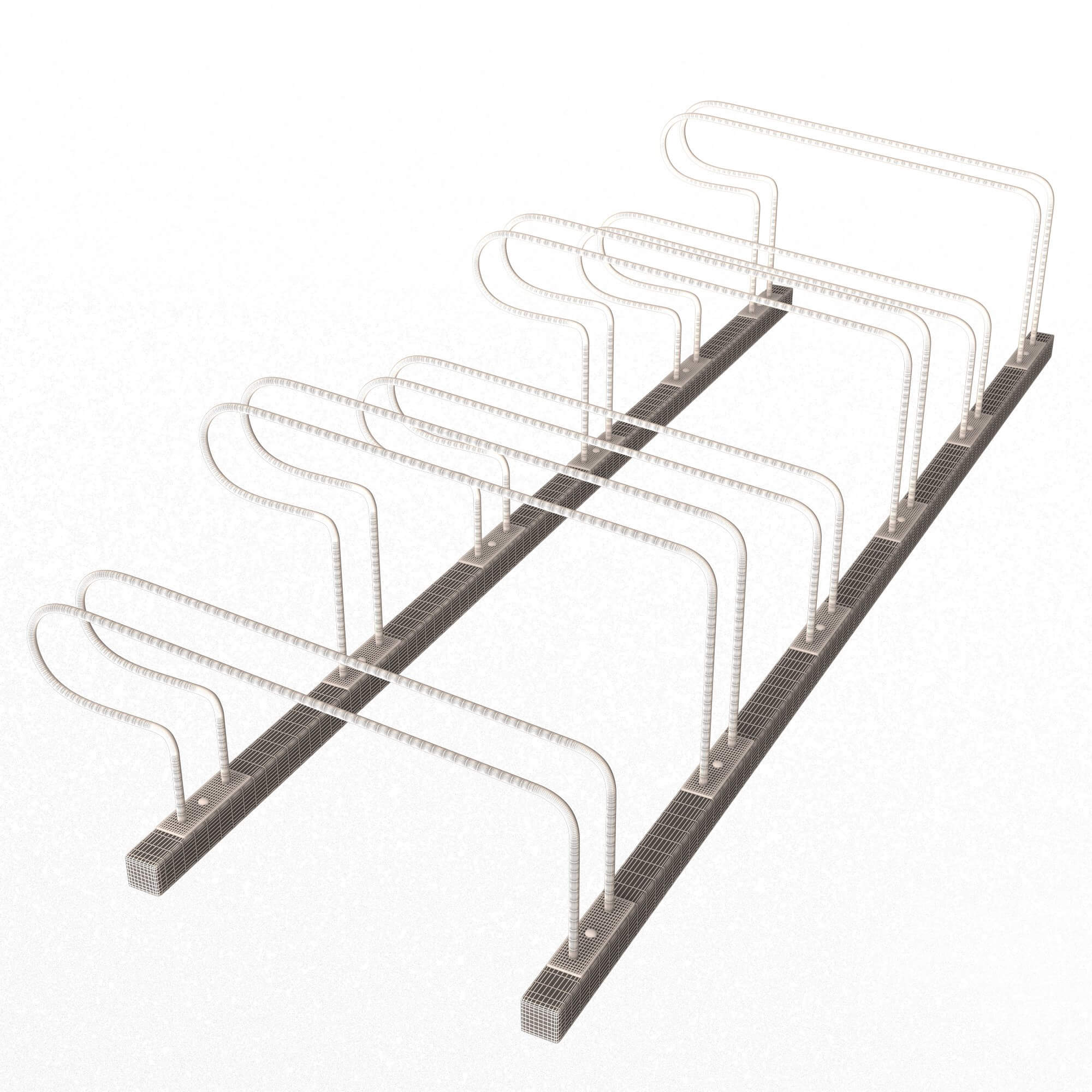 Bike Rack Street Station - 3D Model by KhaganFX