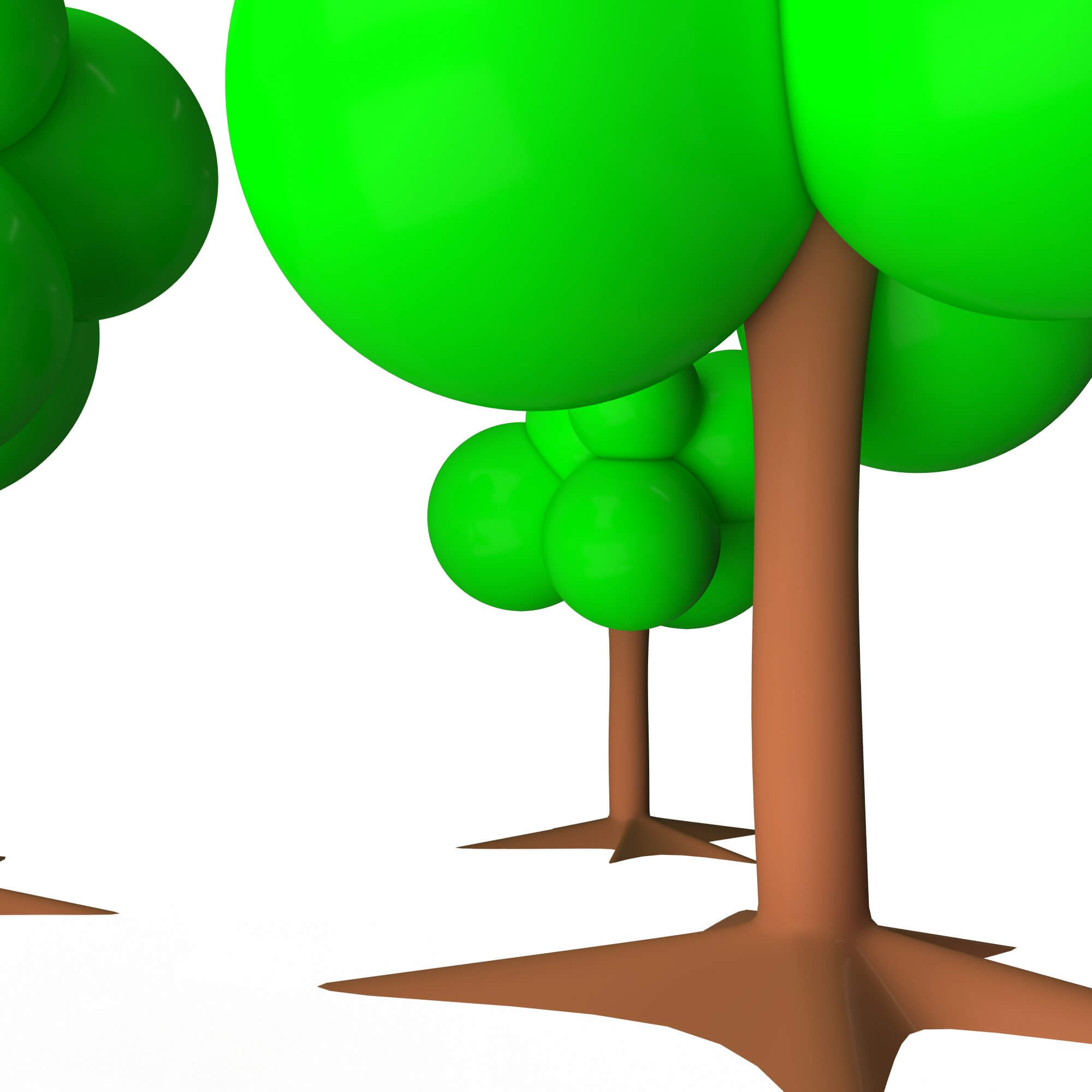 Cartoon Tree - 3D Model by KhaganFX