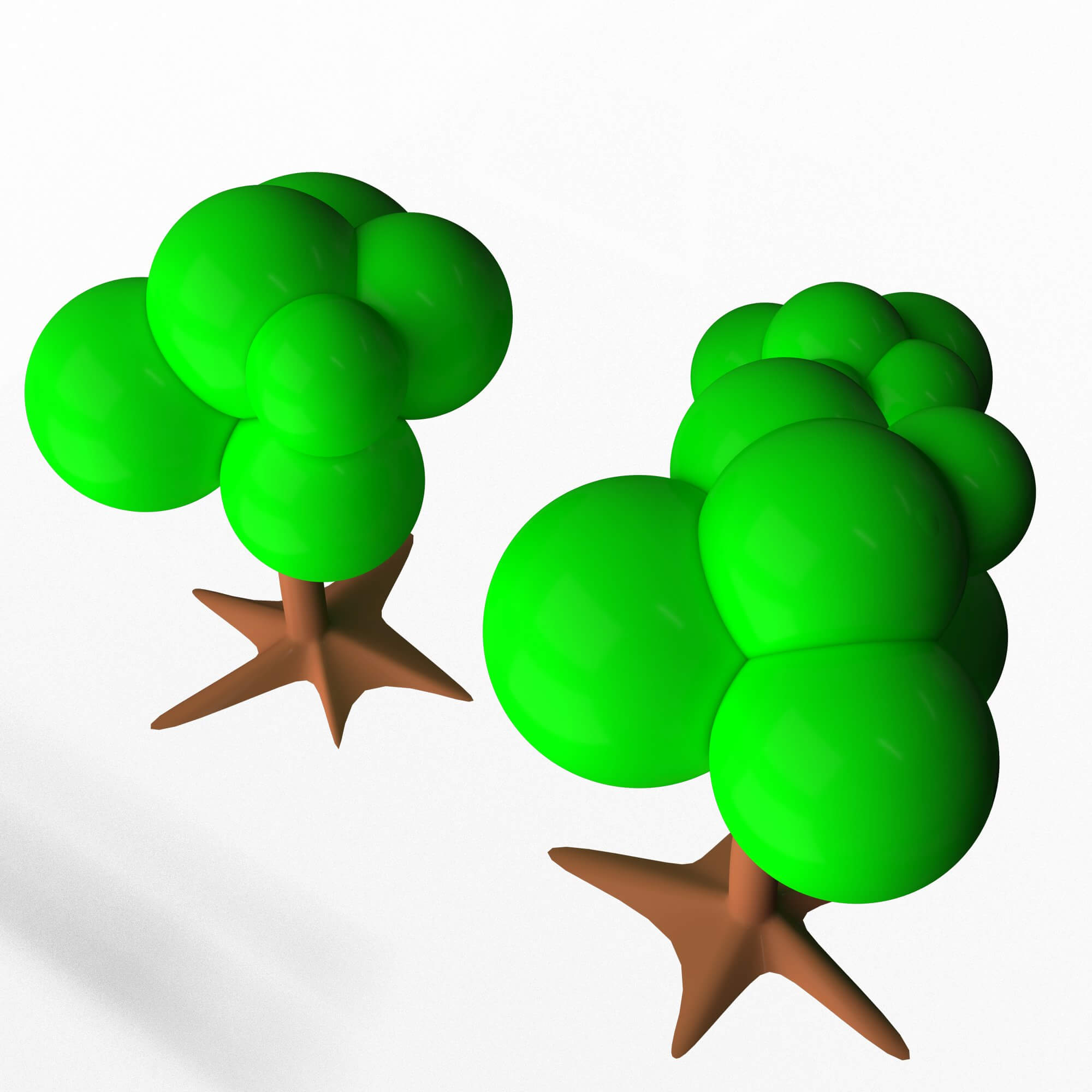 Cartoon Tree - 3D Model by KhaganFX