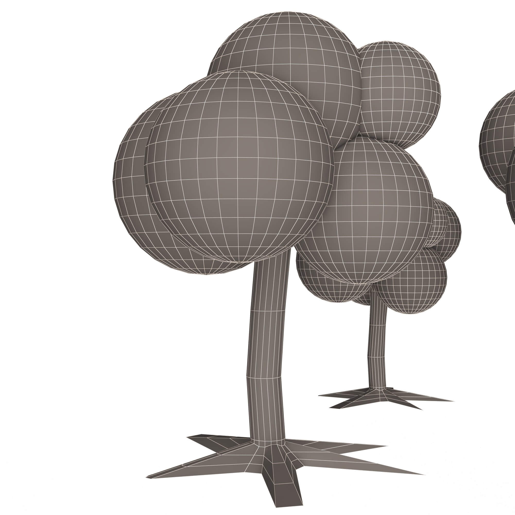 Cartoon Tree - 3D Model by KhaganFX