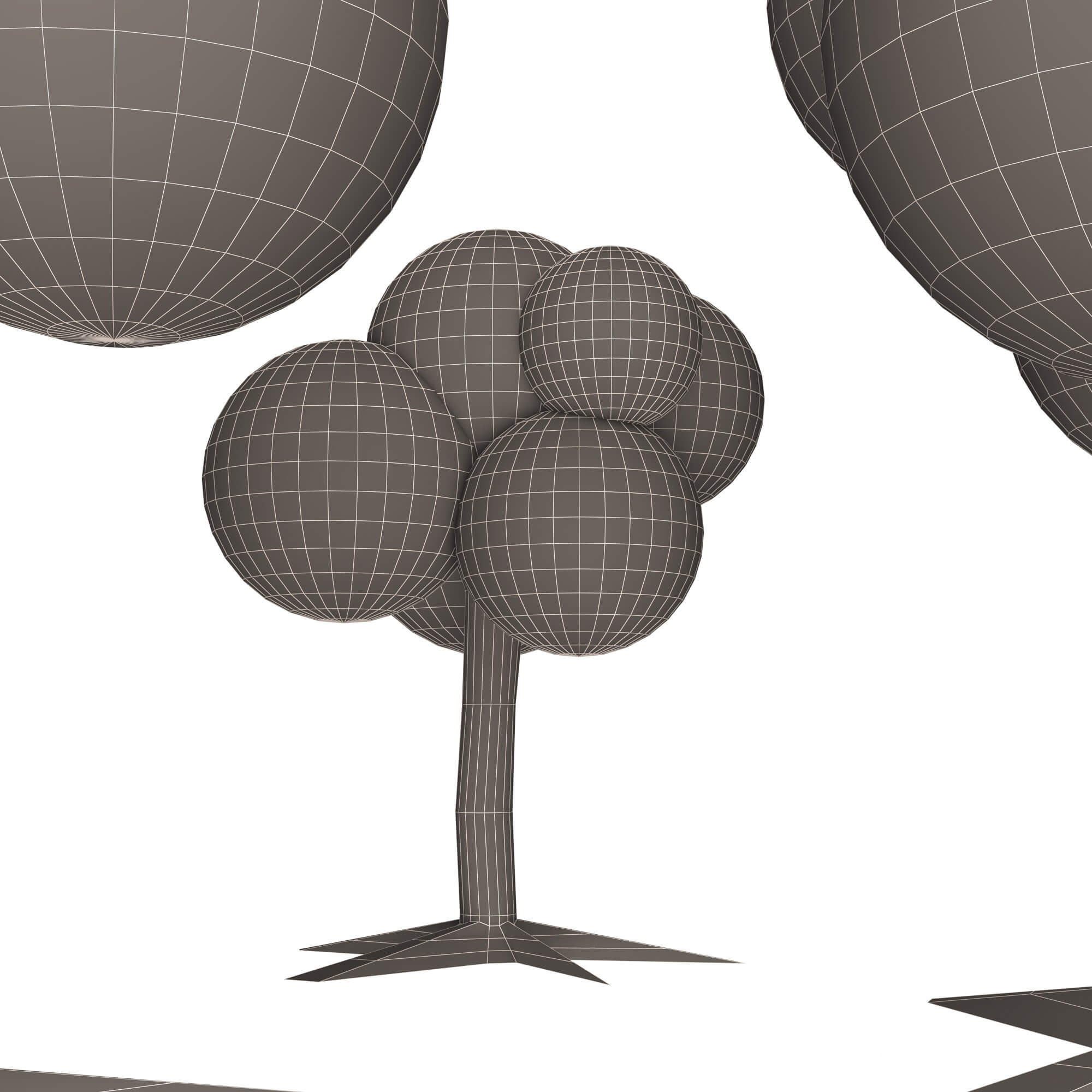 Cartoon Tree - 3D Model by KhaganFX