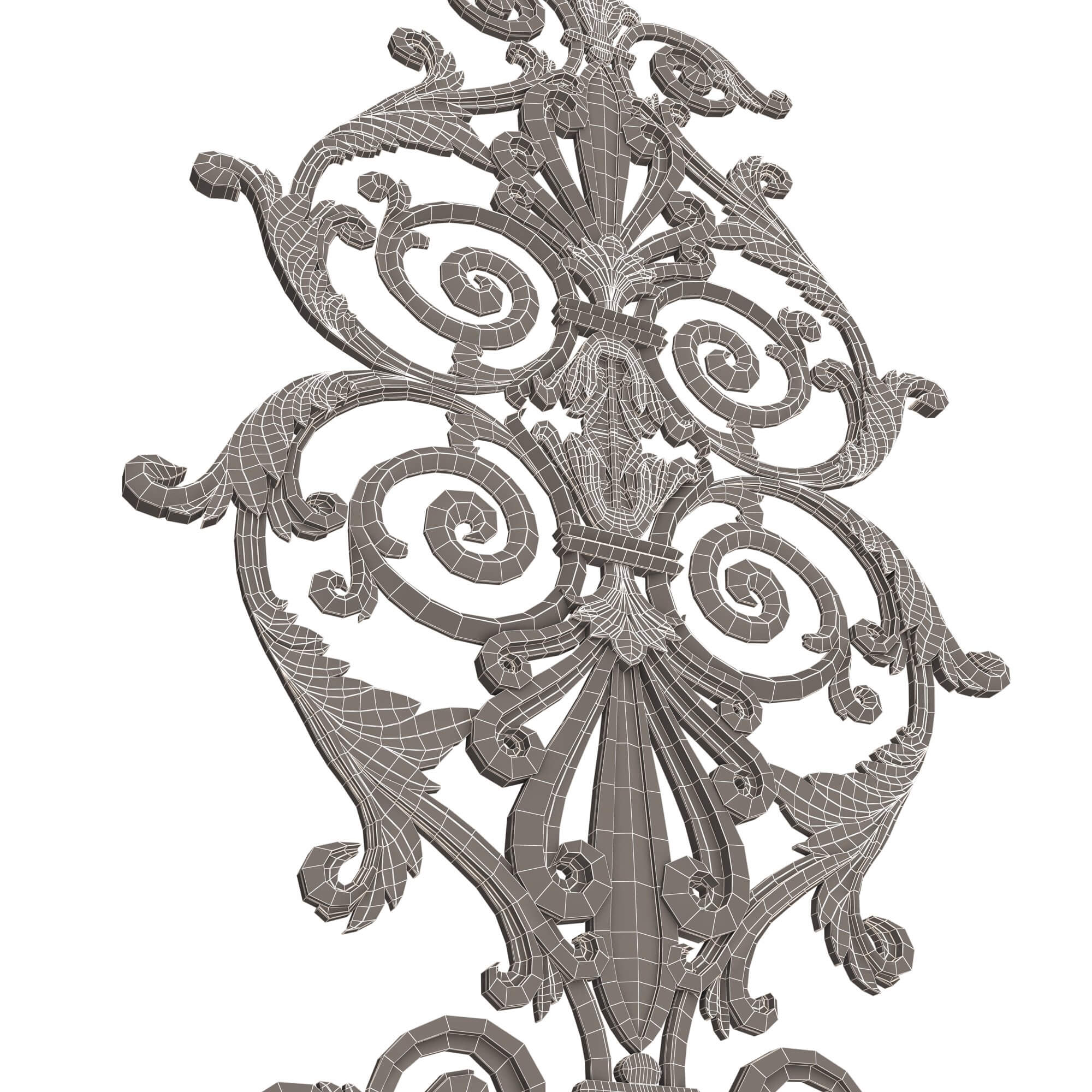 Carved Decoration Panel For CNC 02 - 3D Model by KhaganFX