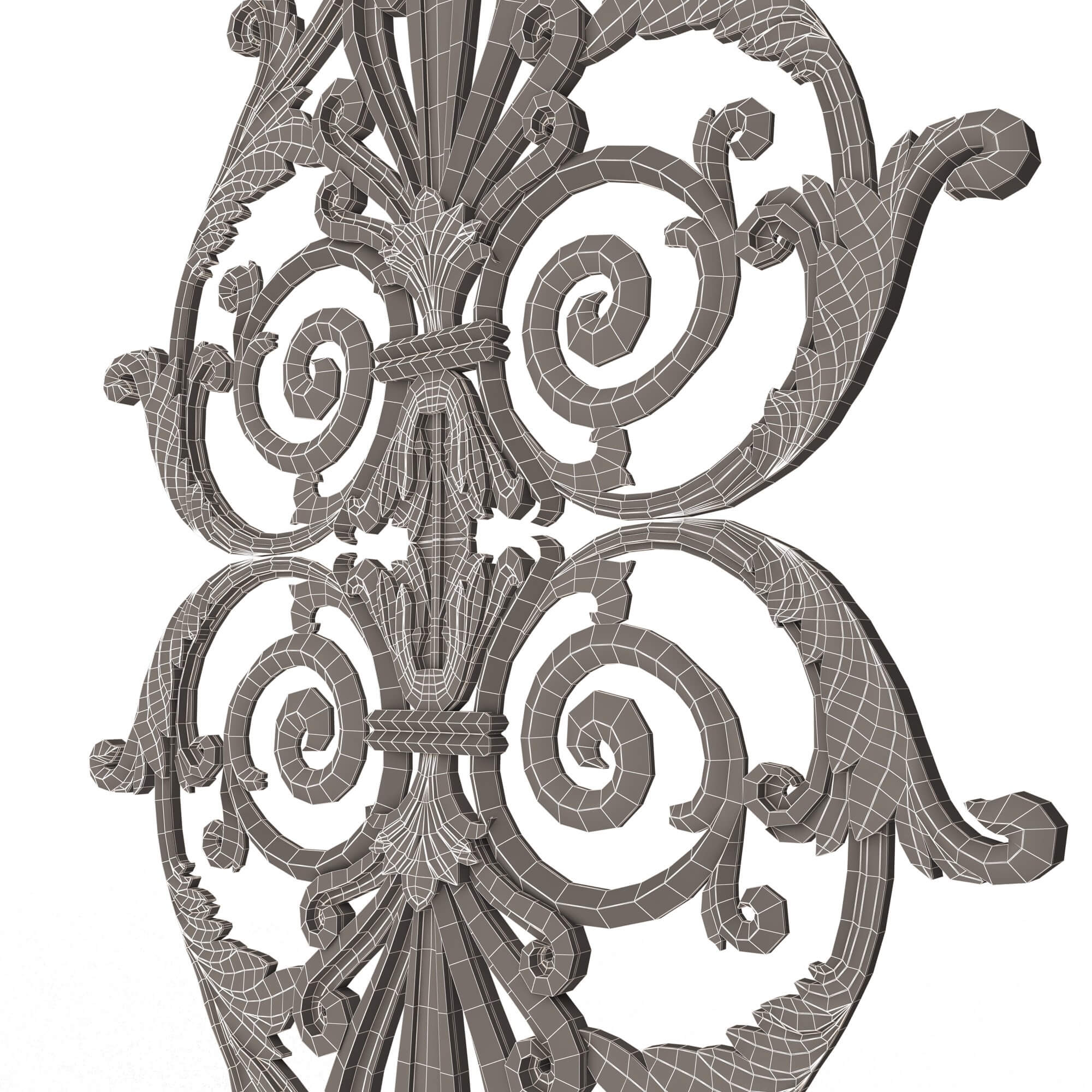 Carved Decoration Panel For CNC 02 - 3D Model by KhaganFX