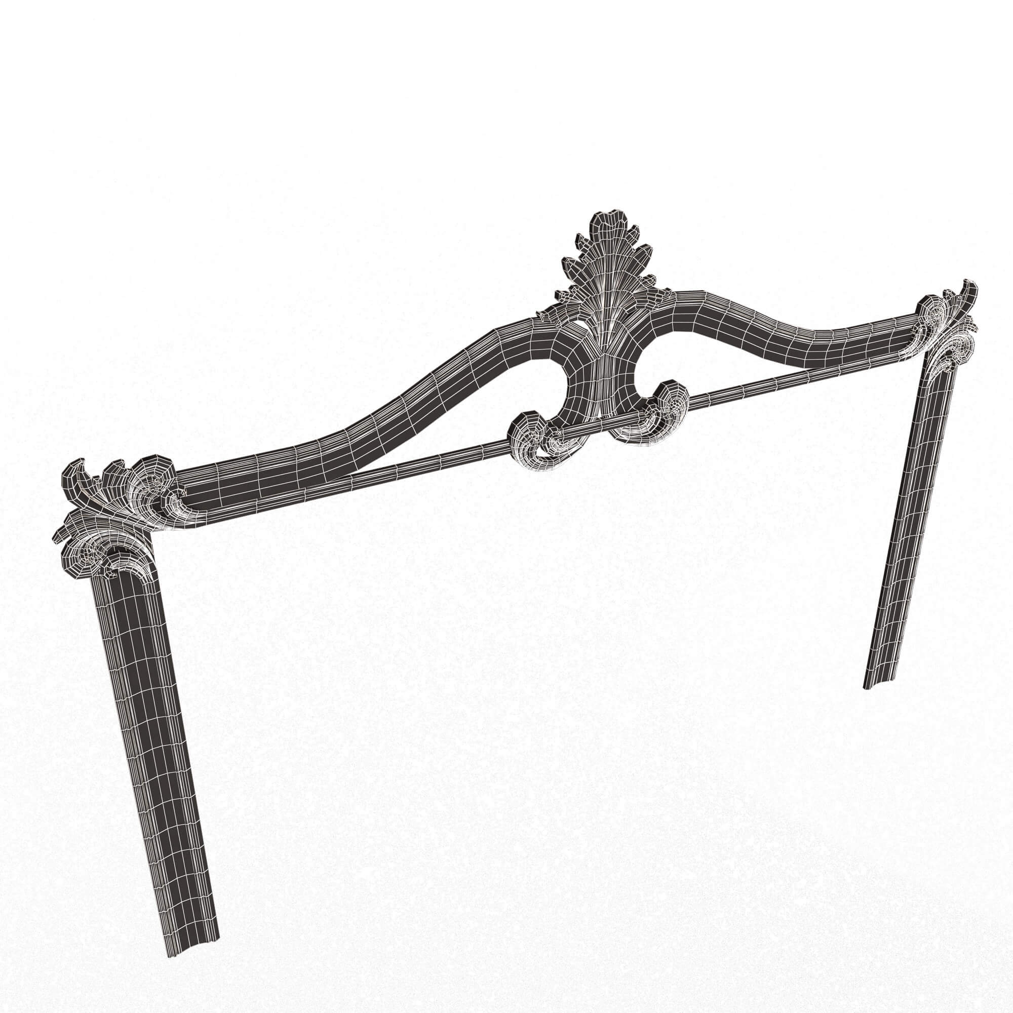 Carved Headboard Collection - 3D Model by KhaganFX