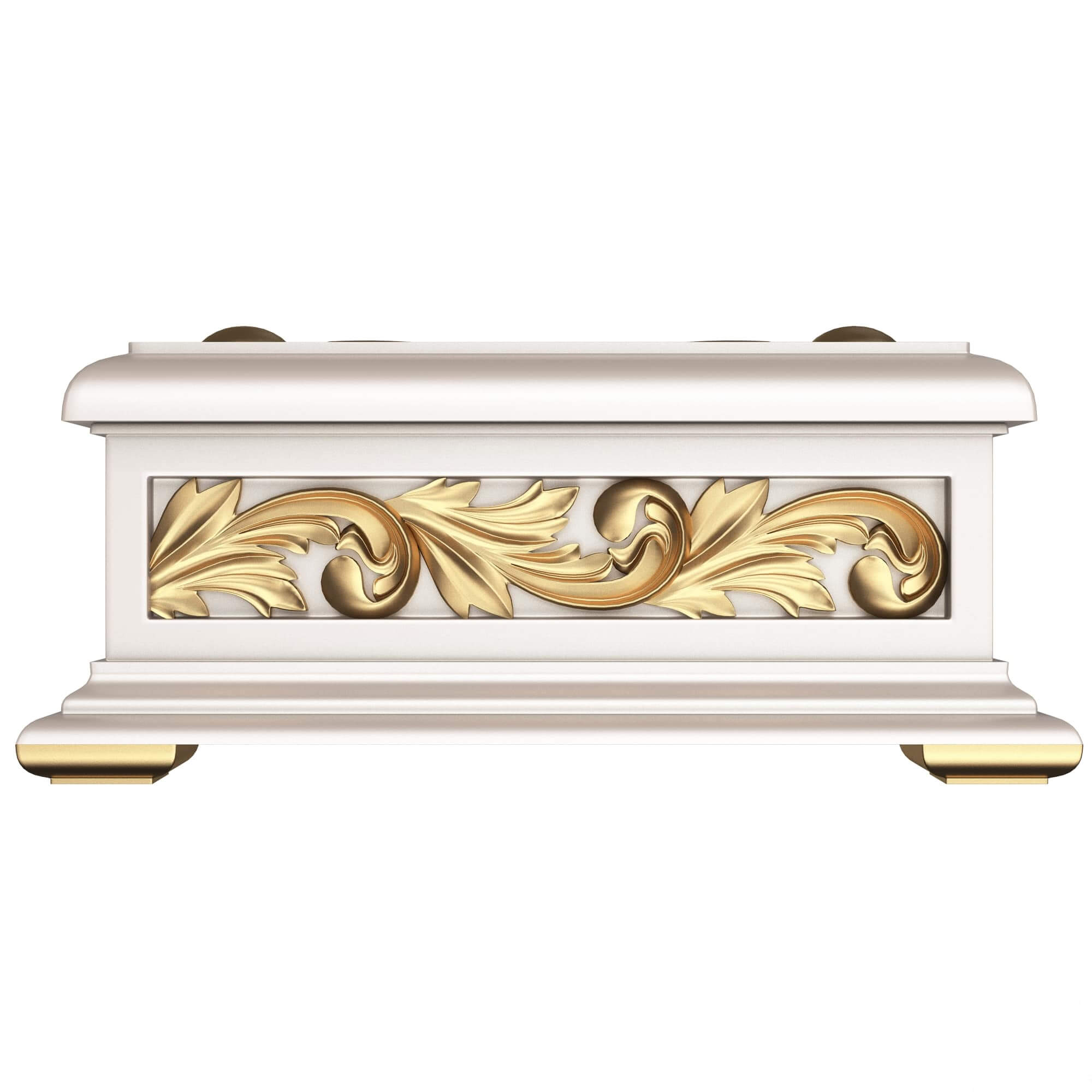 Casket Collection White - 3D Model by KhaganFX