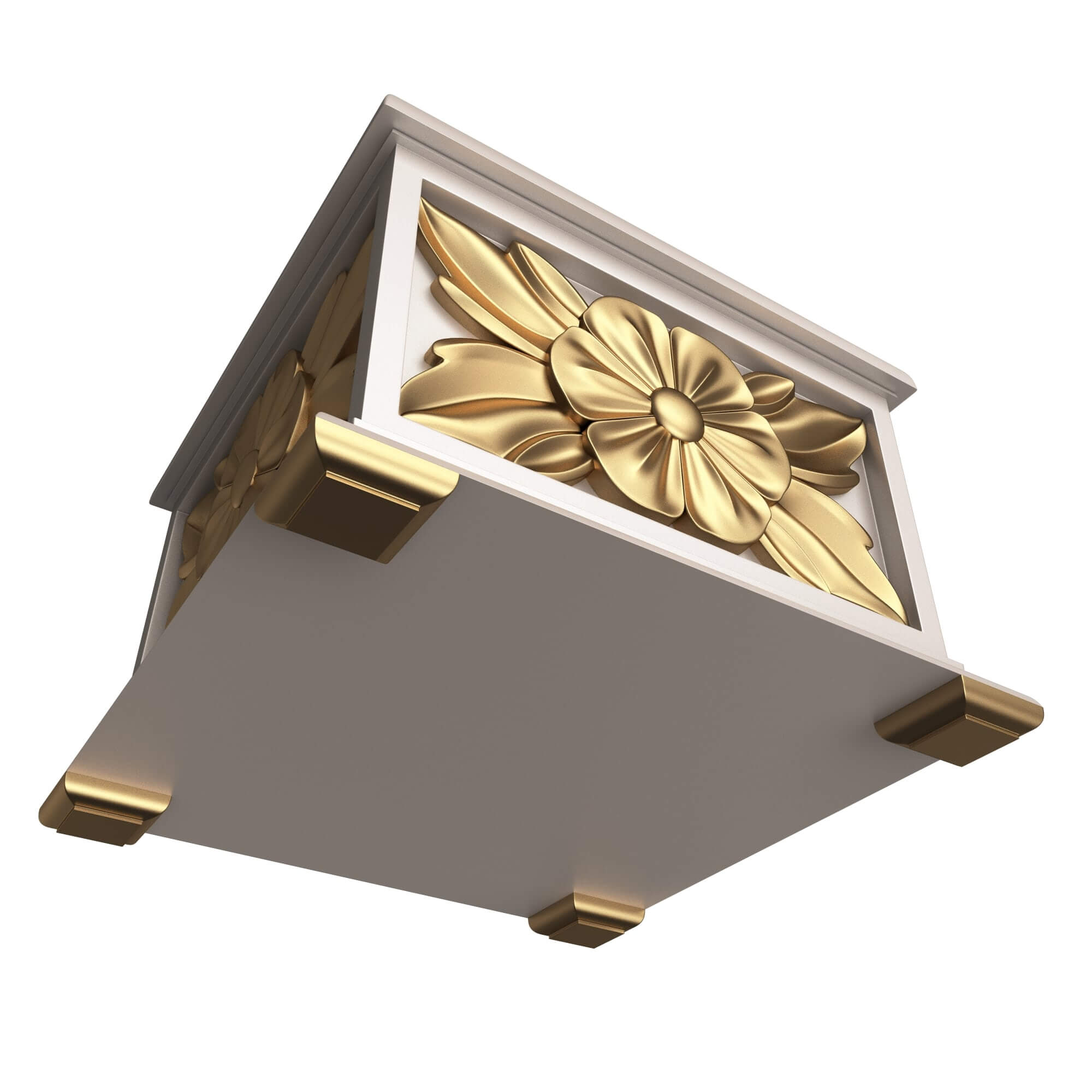 Casket Collection White - 3D Model by KhaganFX