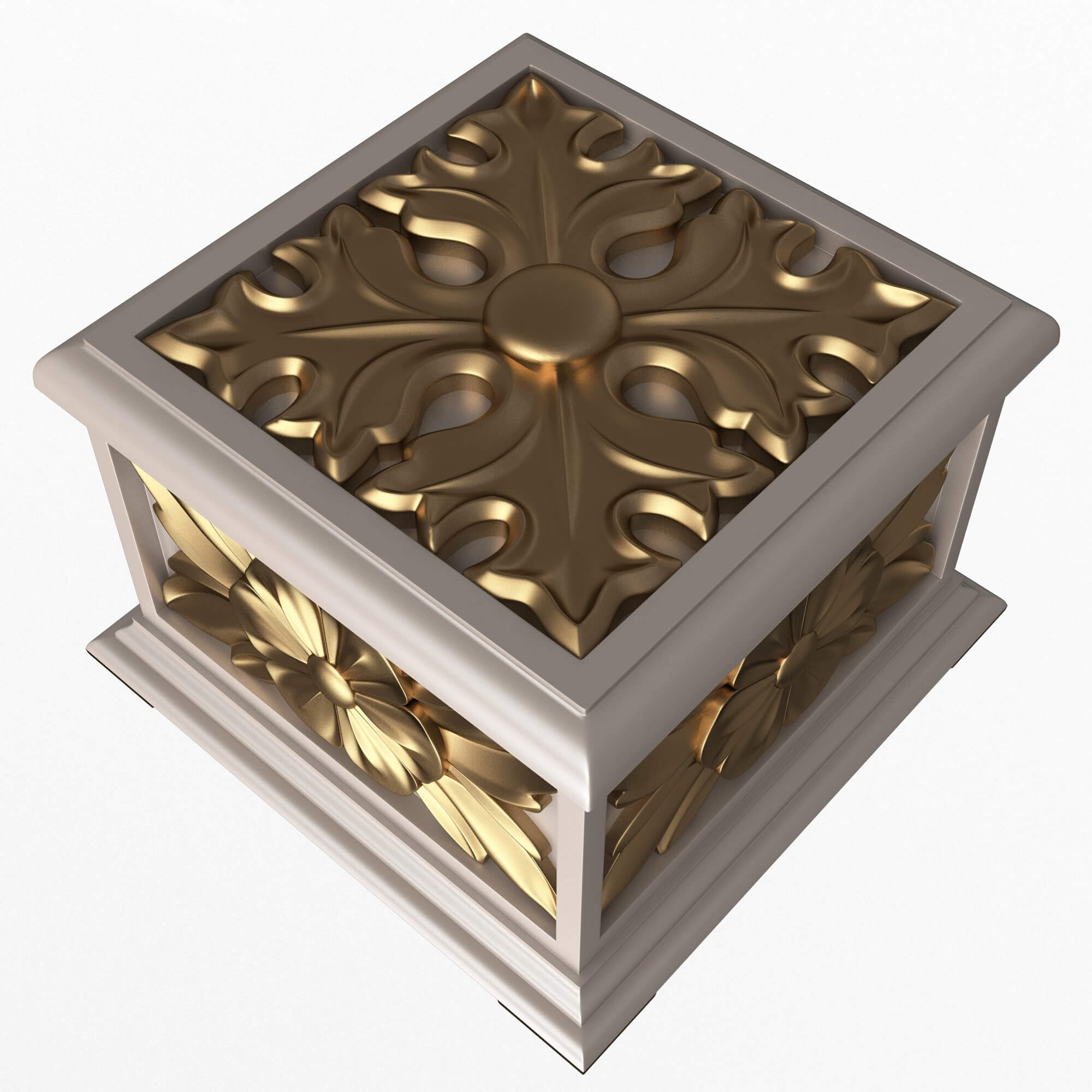 Casket Collection White - 3D Model by KhaganFX