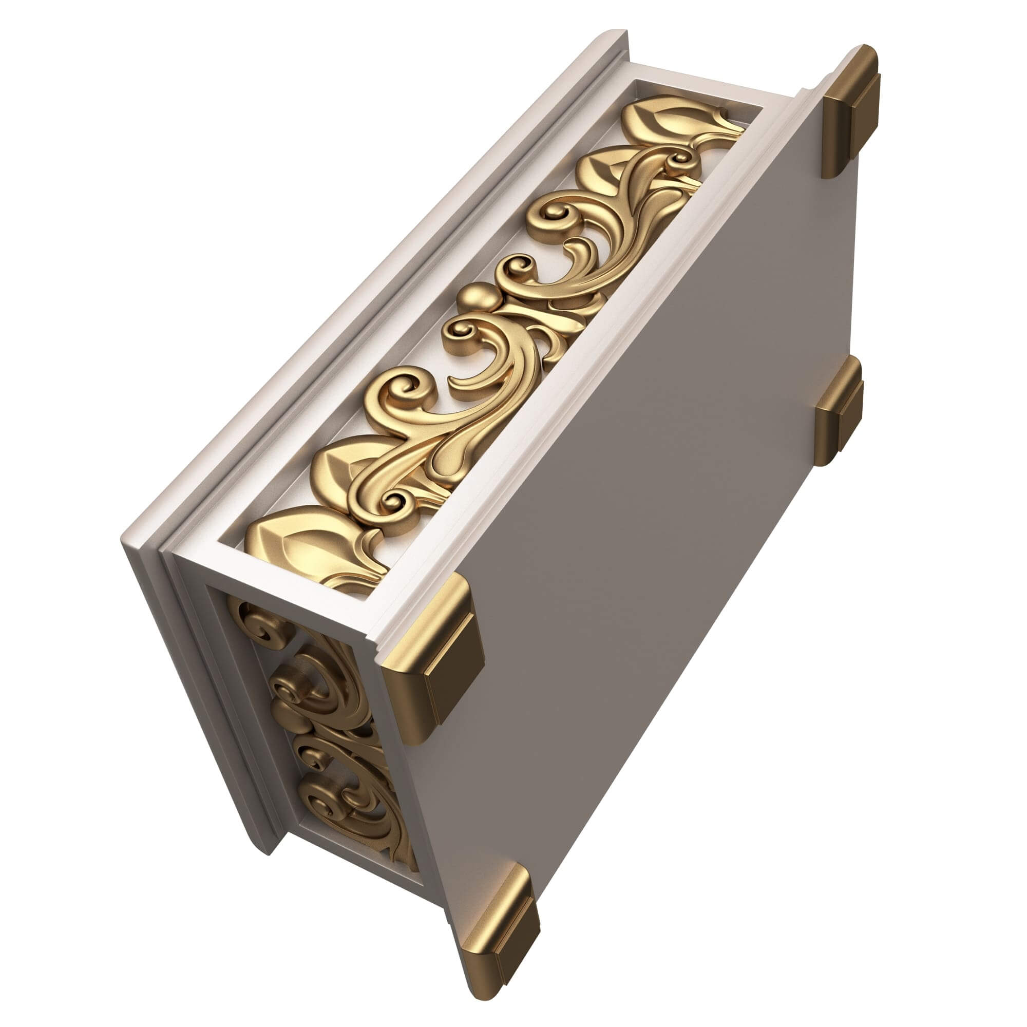 Casket Collection White - 3D Model by KhaganFX