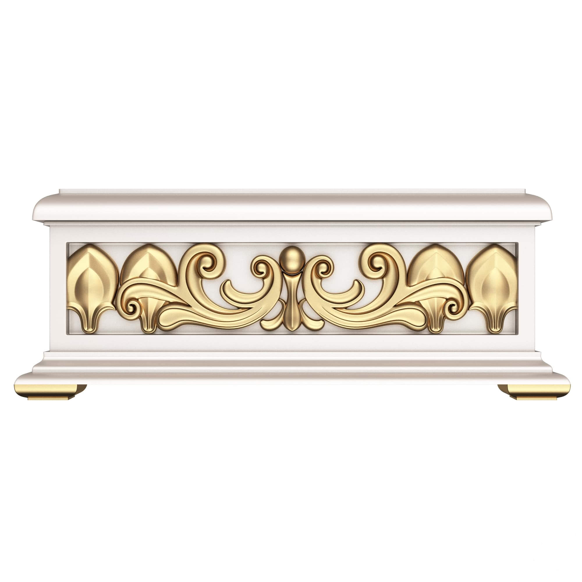 Casket Collection White - 3D Model by KhaganFX