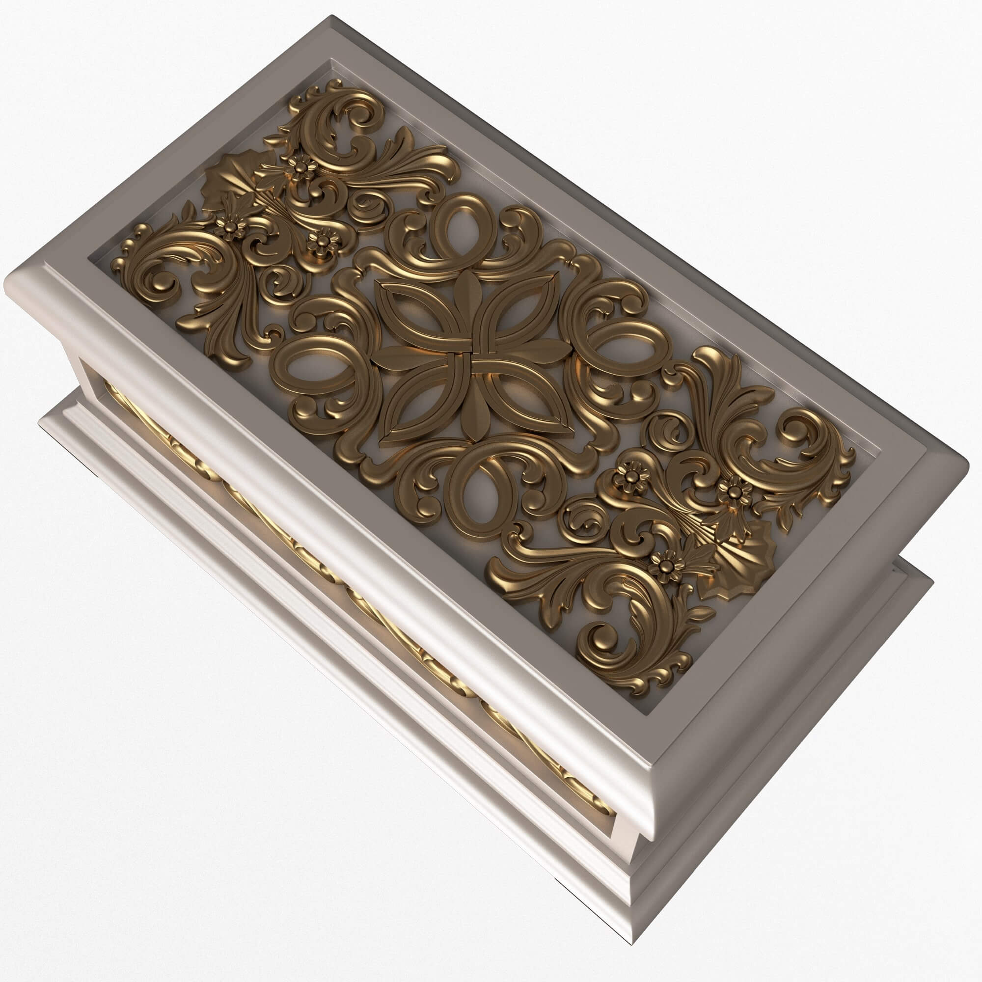 Casket Collection White - 3D Model by KhaganFX