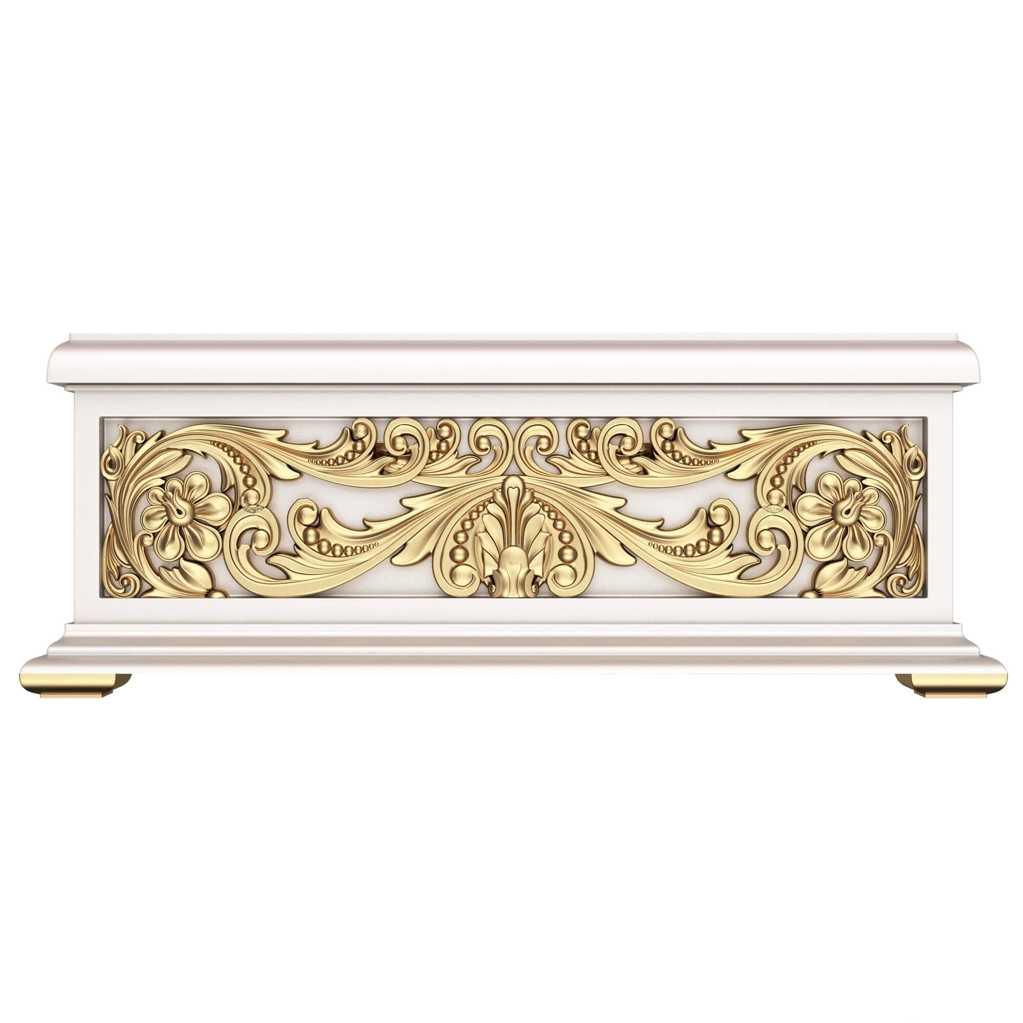 Casket Collection White - 3D Model by KhaganFX