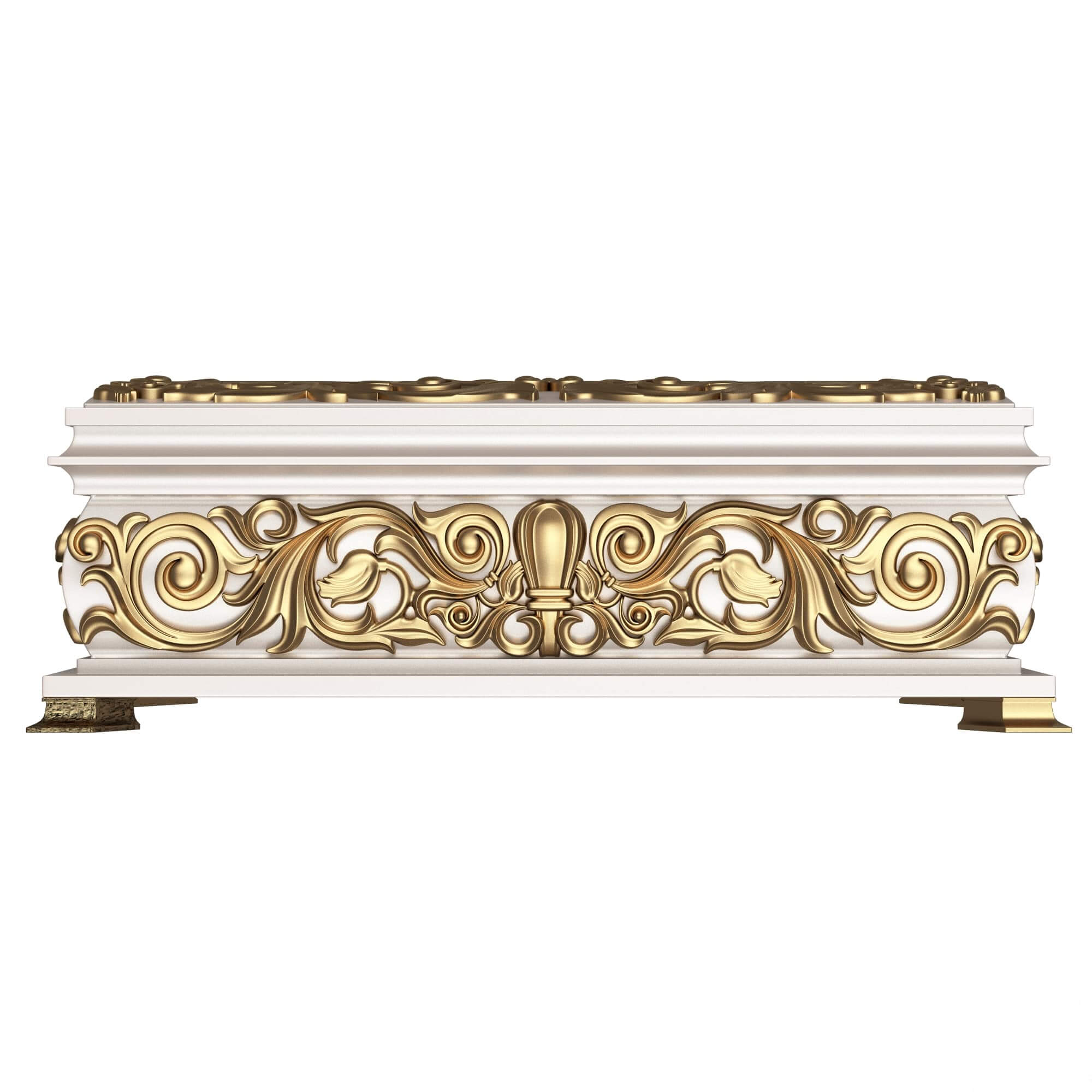 Casket Collection White - 3D Model by KhaganFX
