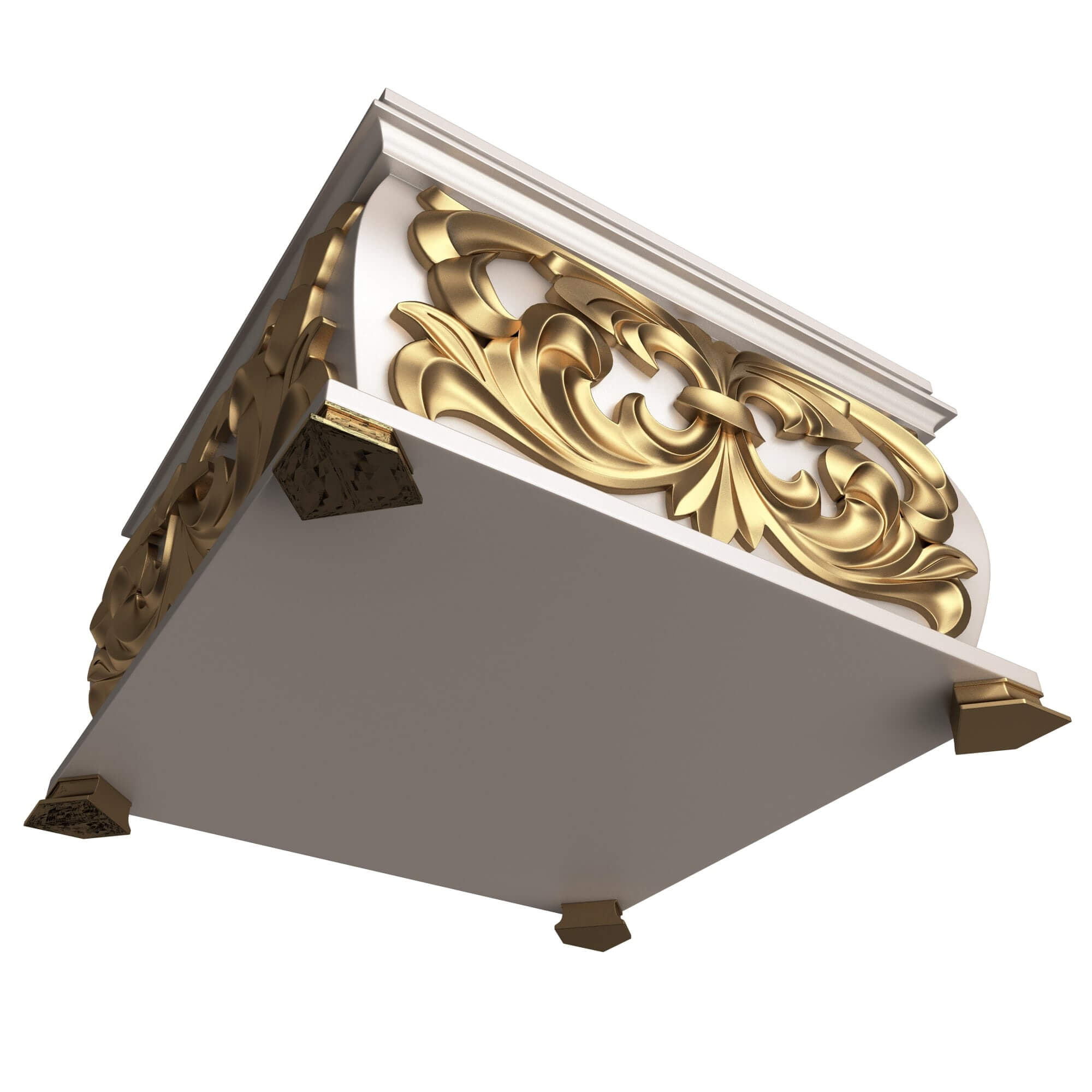 Casket Collection White - 3D Model by KhaganFX