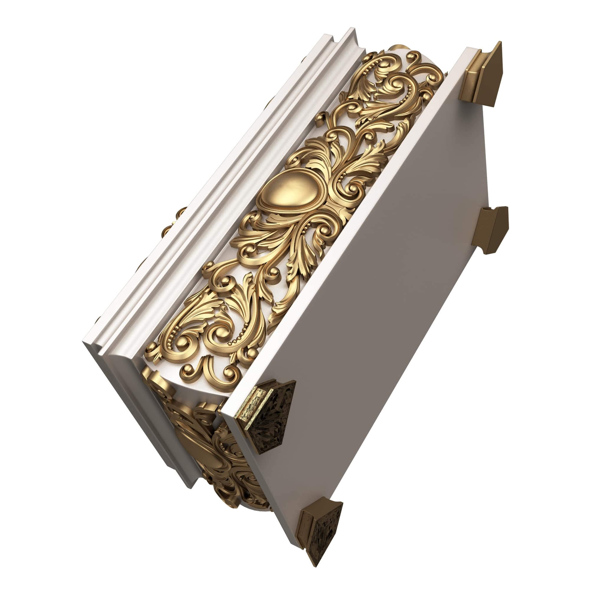 Casket Collection White - 3D Model by KhaganFX