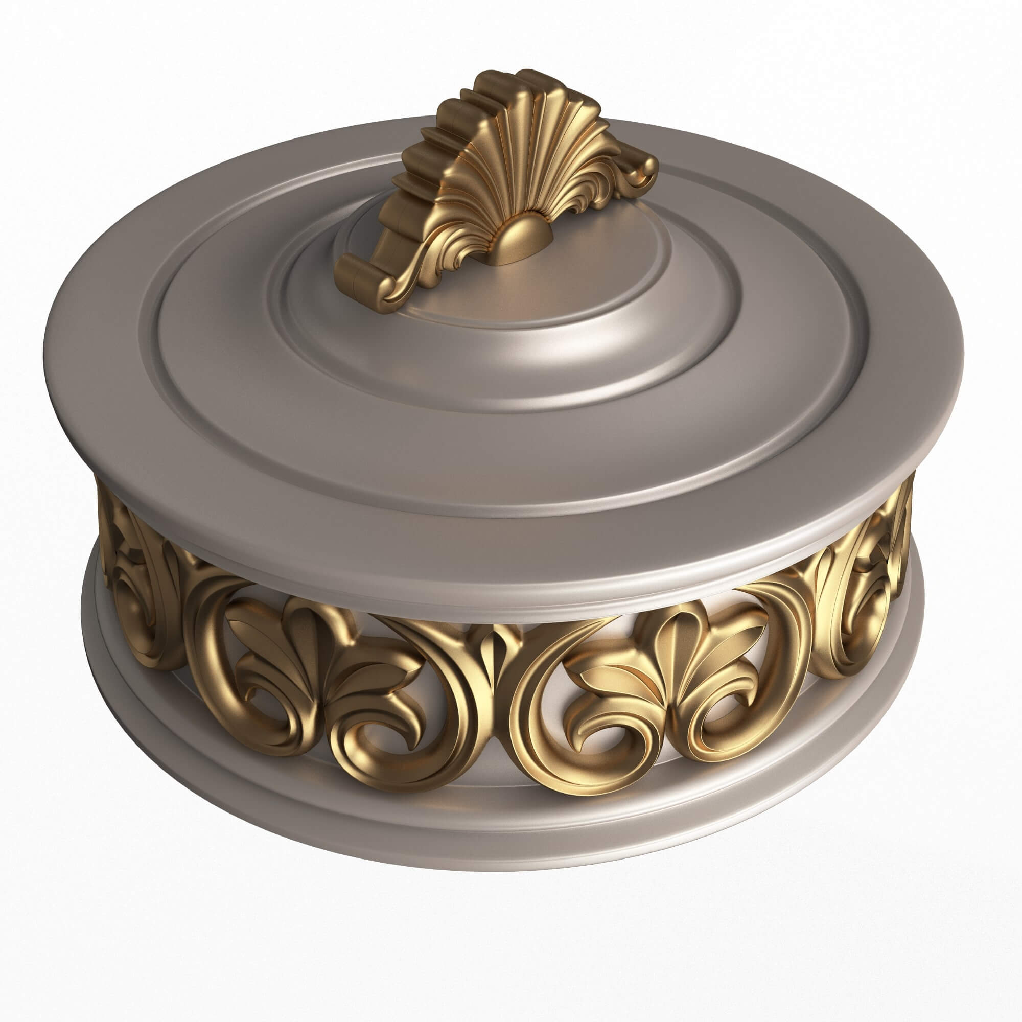 Casket Collection White - 3D Model by KhaganFX