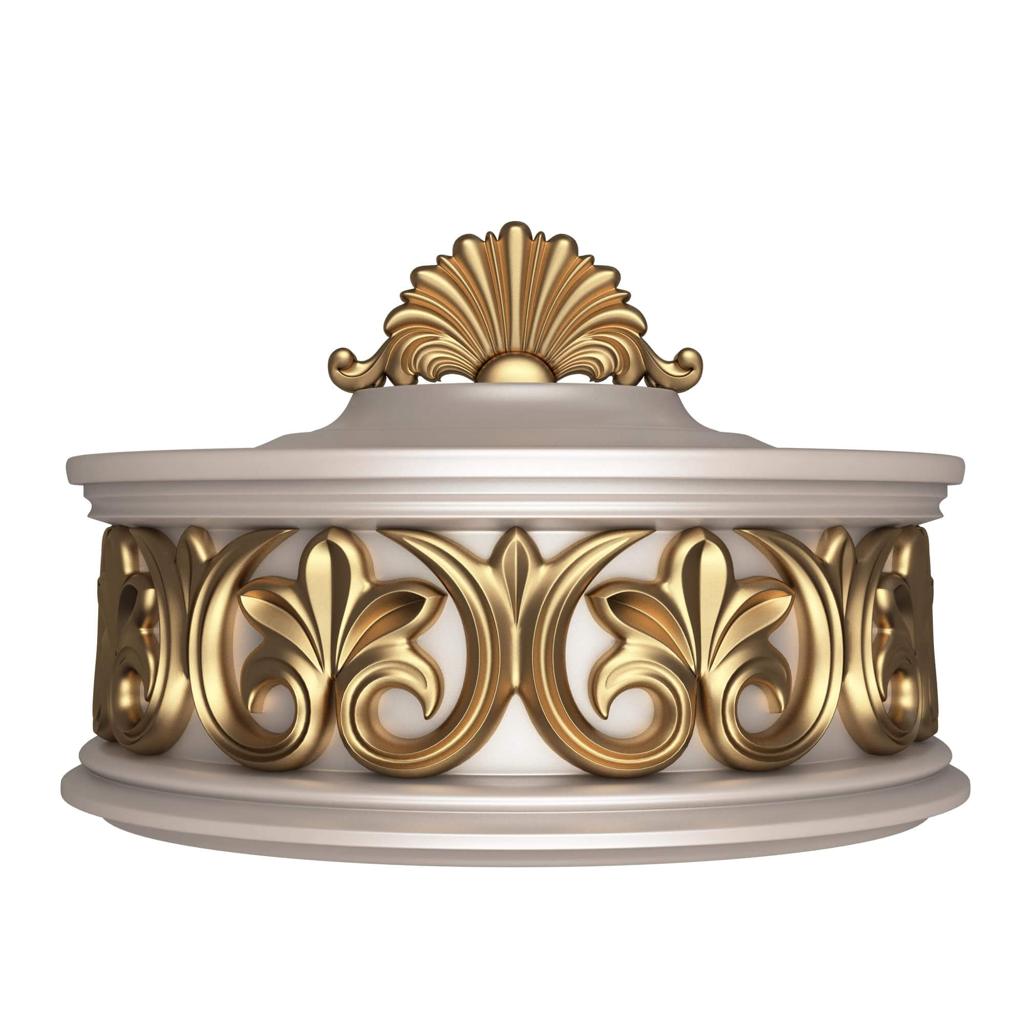 Casket Collection White - 3D Model by KhaganFX