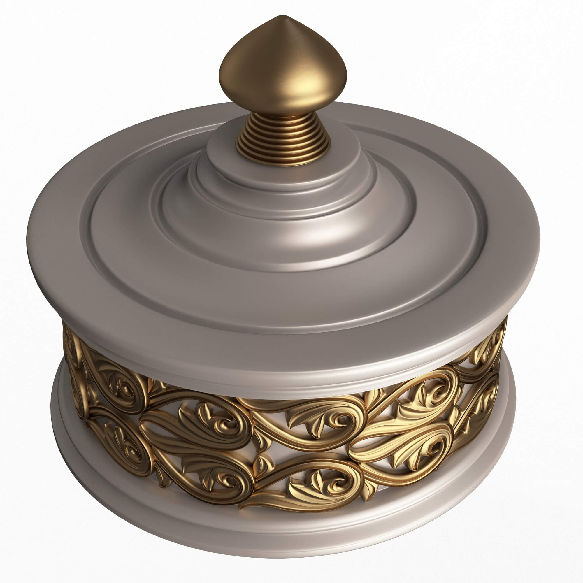 Casket Collection White - 3D Model by KhaganFX