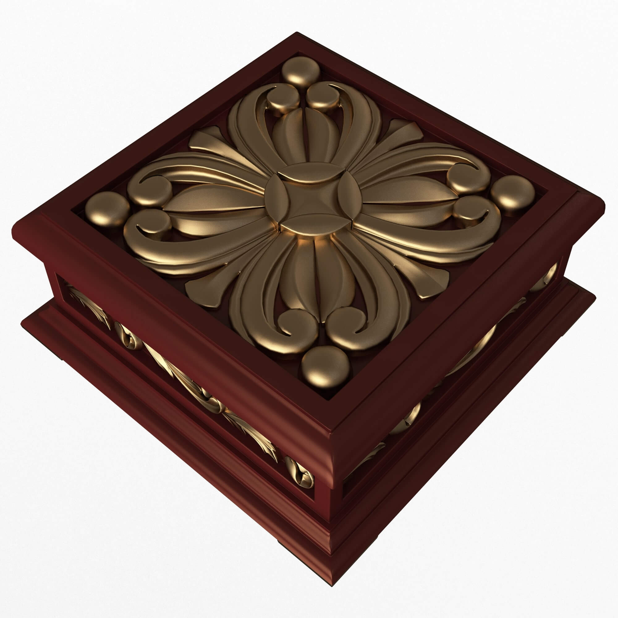 Casket Collection Red - 3D Model by KhaganFX