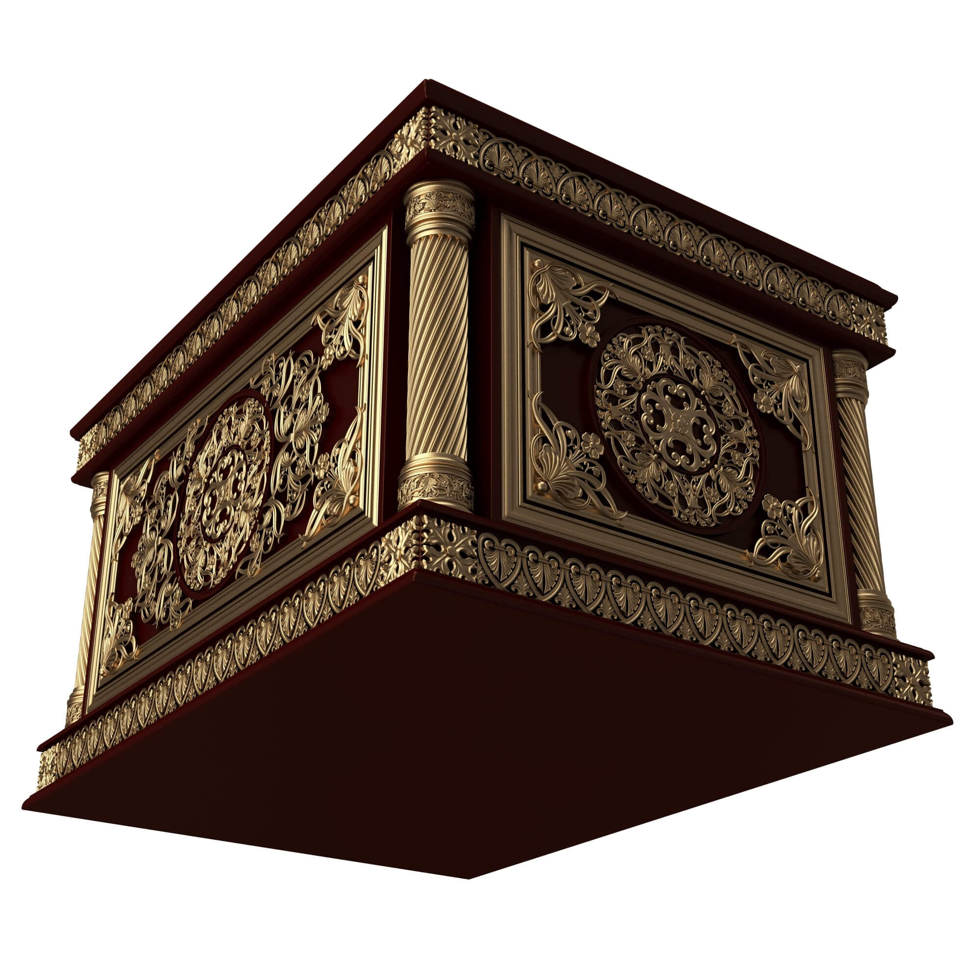 Chest Collection Red - 3D Model by KhaganFX