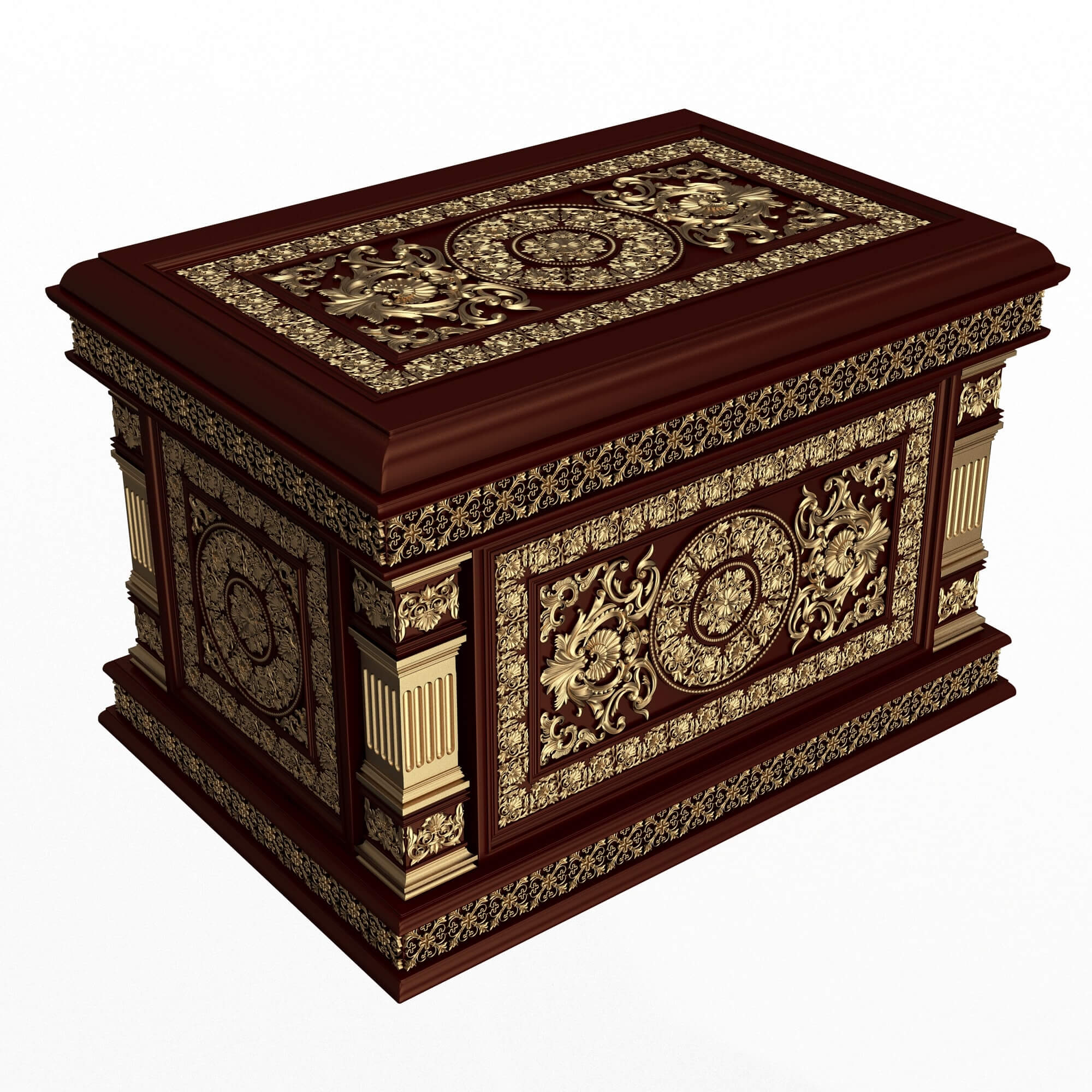 Chest Collection Red - 3D Model by KhaganFX