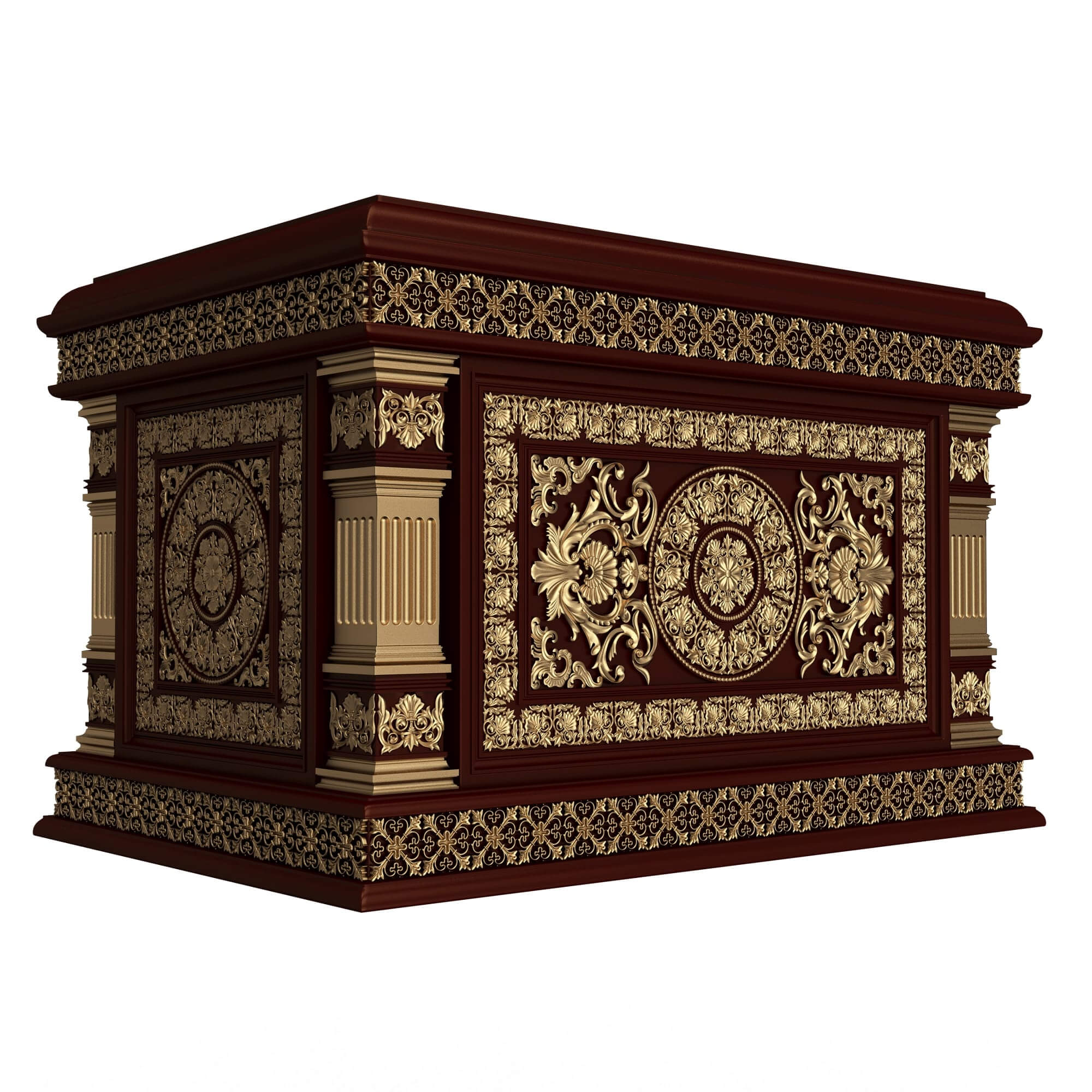 Chest Collection Red - 3D Model by KhaganFX