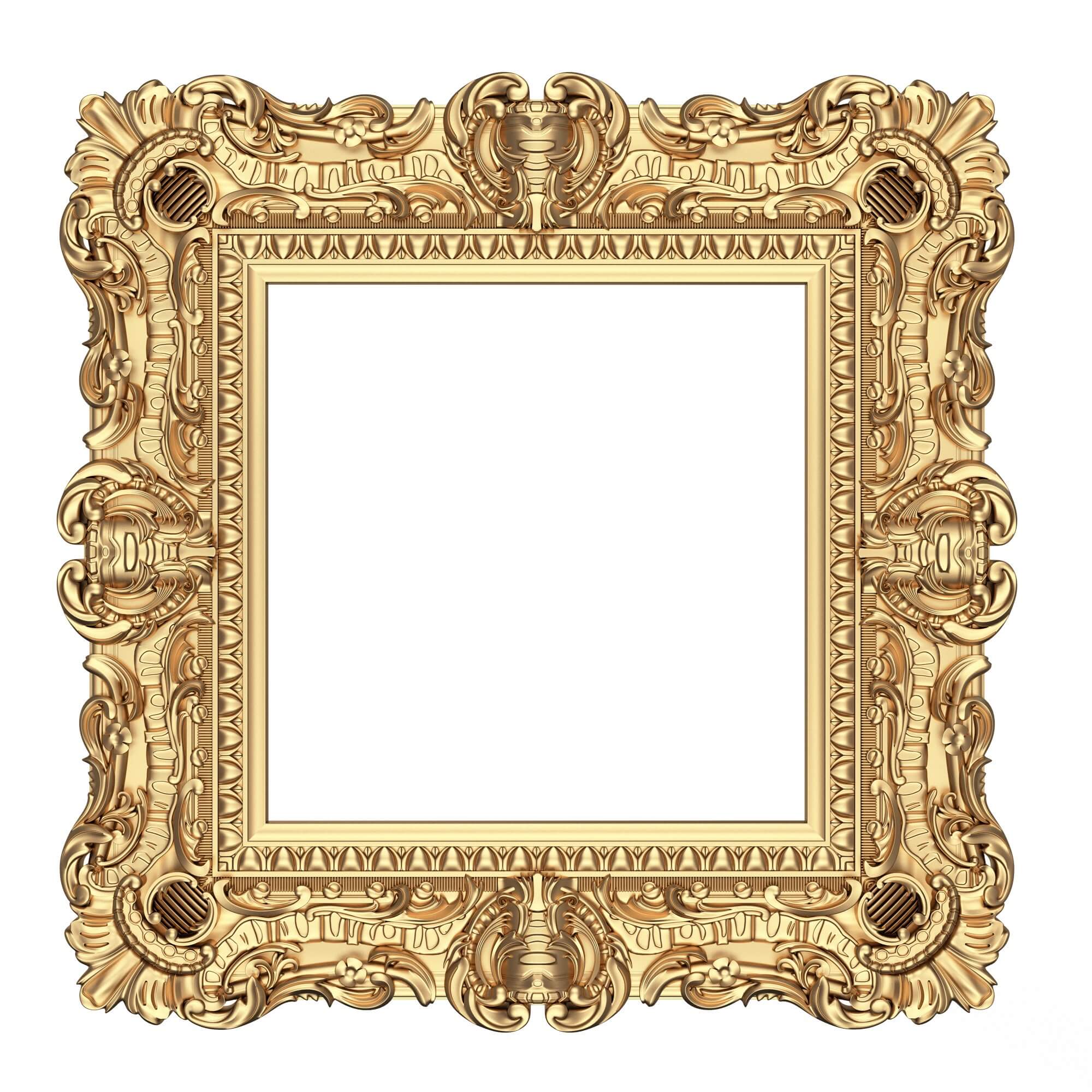 Classic Frame 02 - 3D Model by KhaganFX