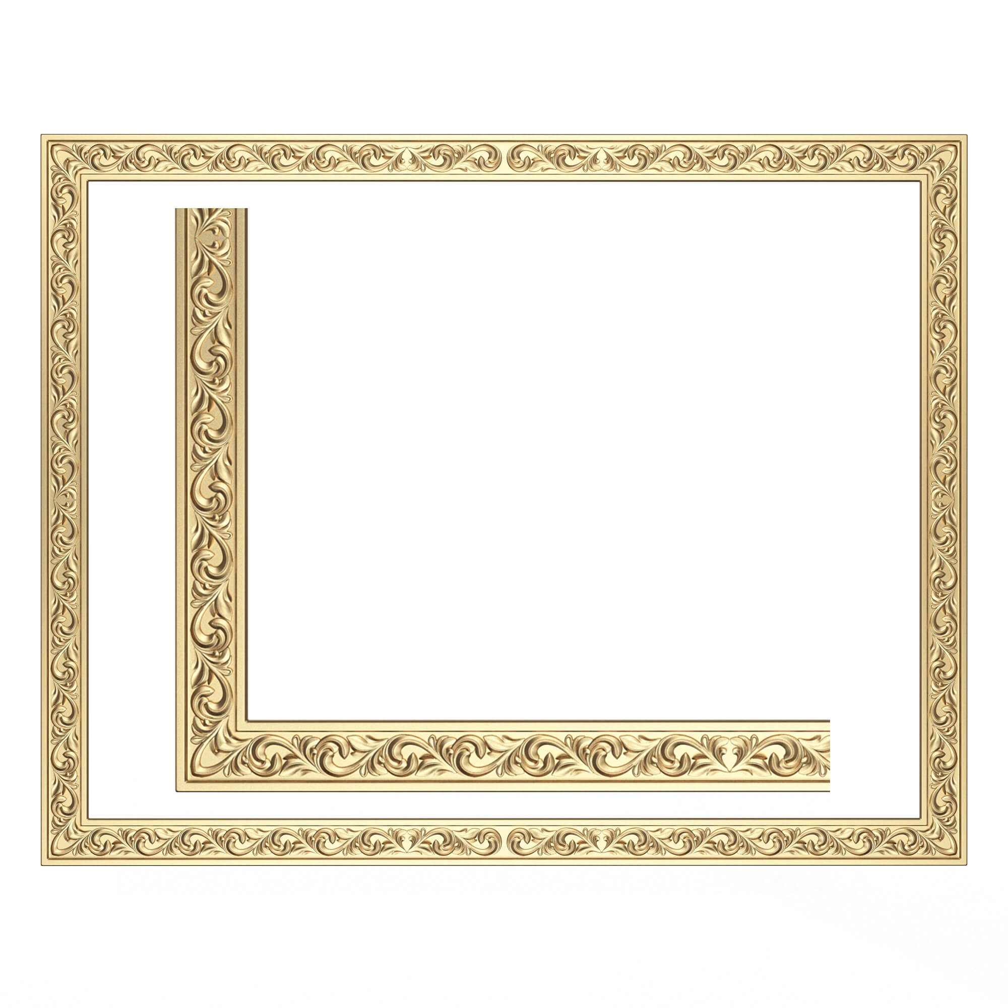 Classic Frame 022 - 3D Model by KhaganFX