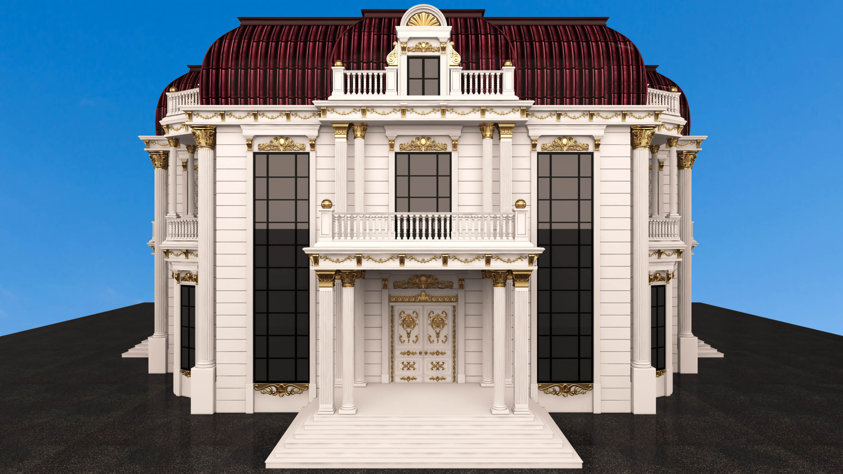 Minecraft Gold Mansion