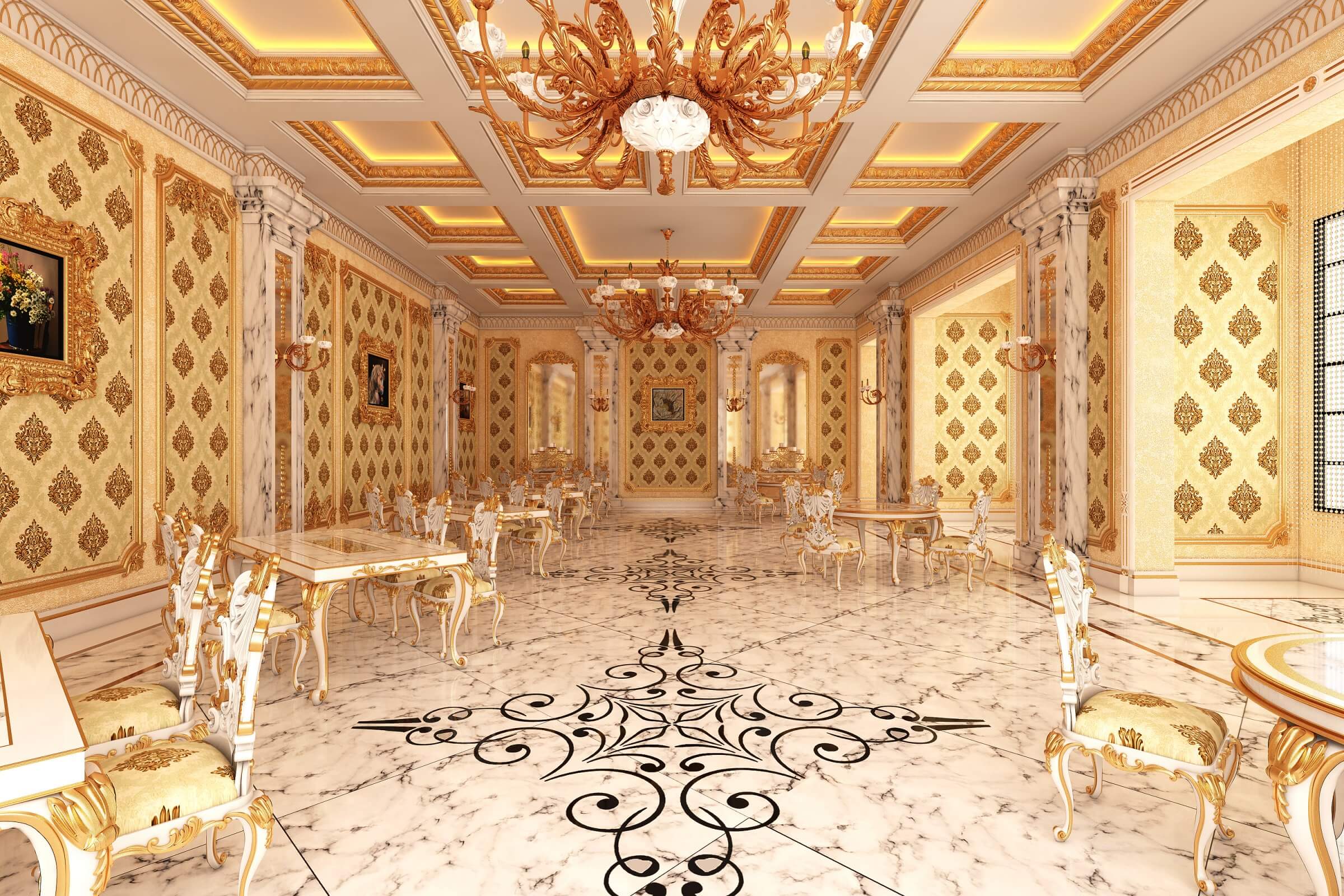 Classic Restaurant Interior Design