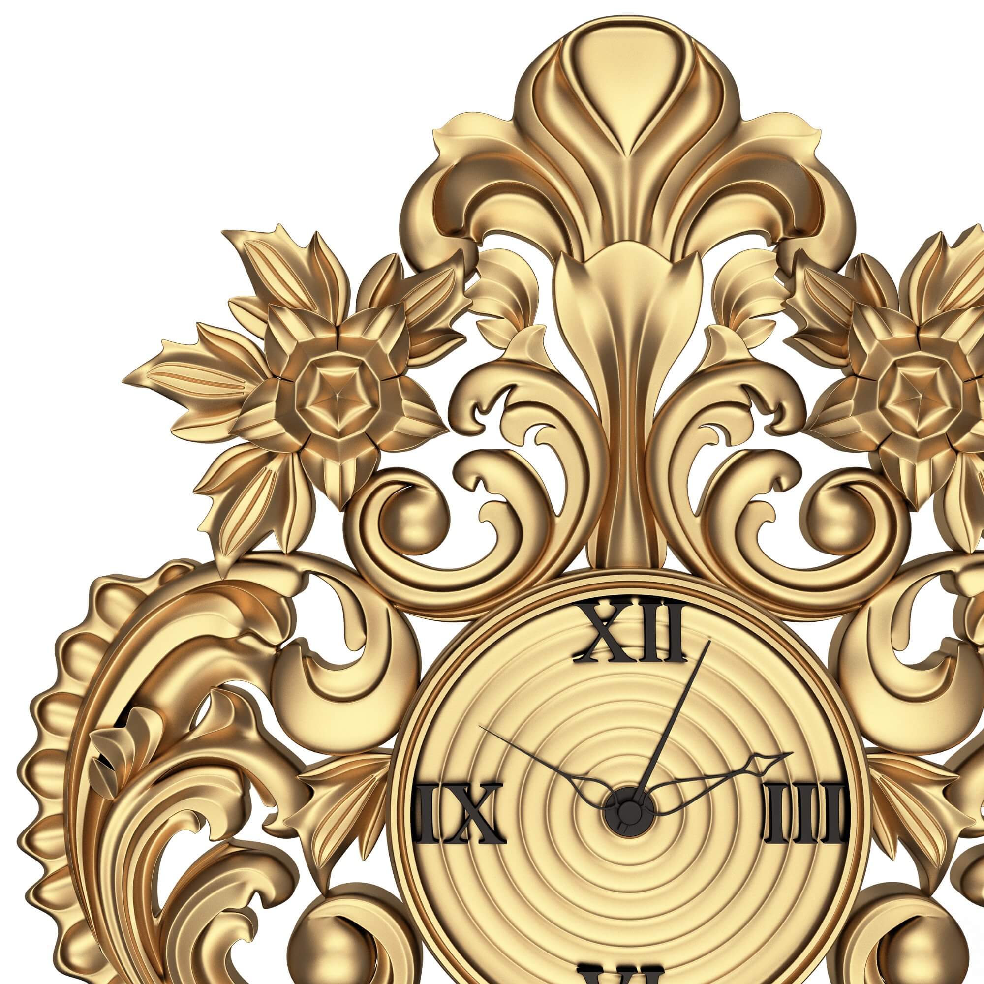 Classic Wall Clock - 3D Model by KhaganFX
