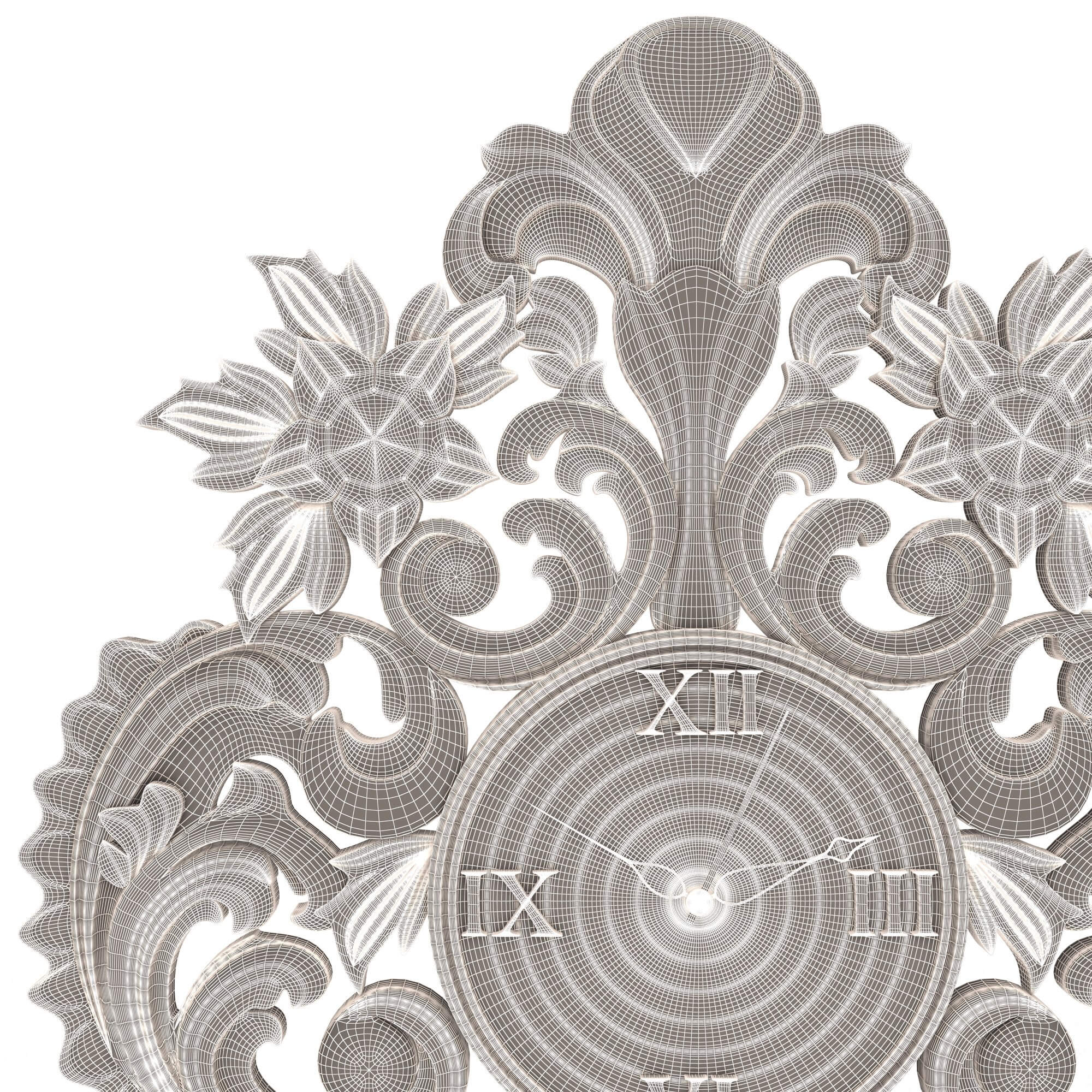 Classic Wall Clock - 3D Model by KhaganFX