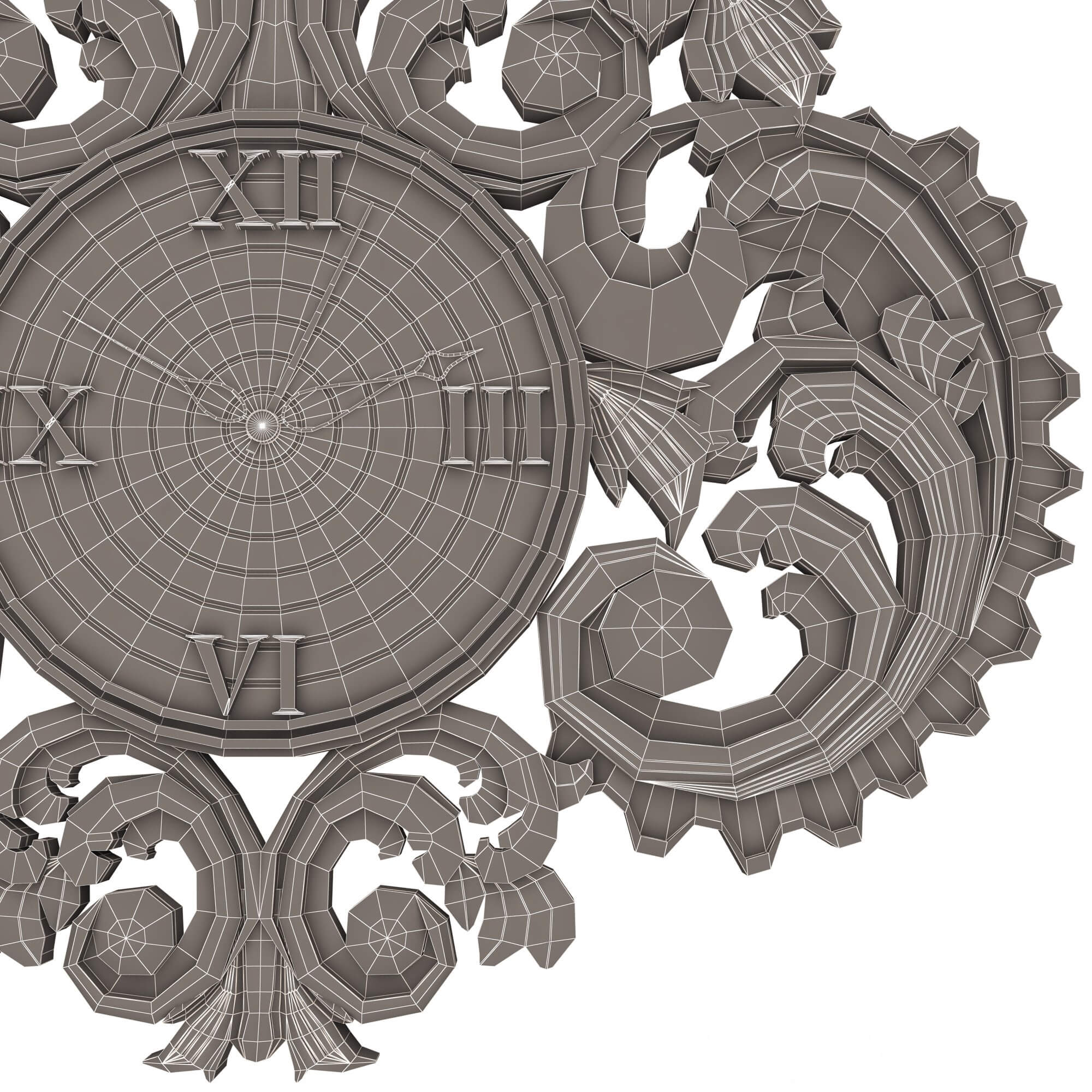 Classic Wall Clock - 3D Model by KhaganFX