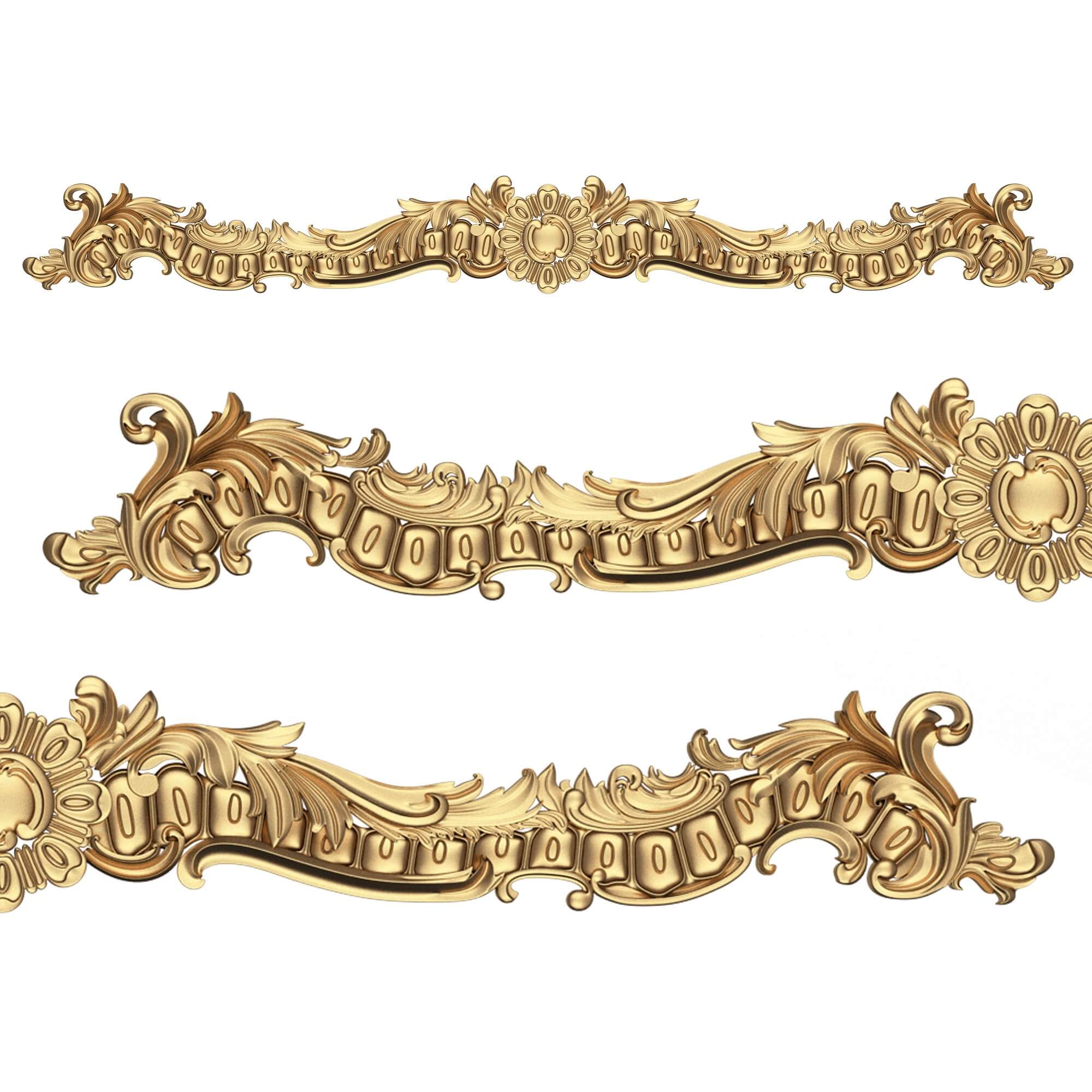 Collection of 16 Classic Carvings 02 - 3D Model by KhaganFX