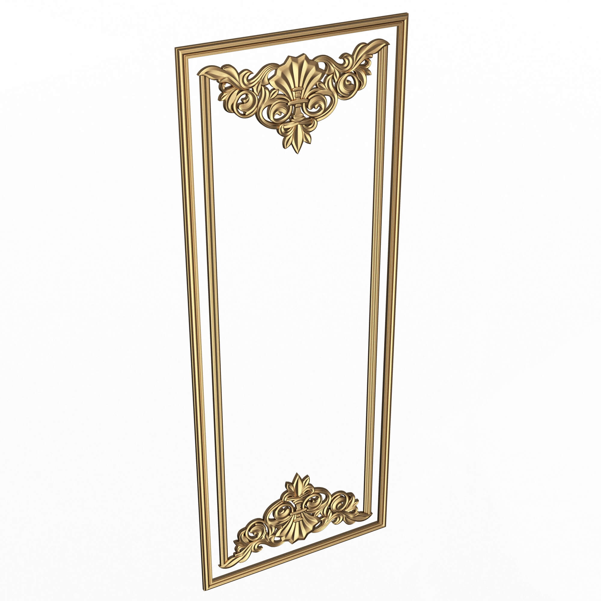 Collection of Boiserie Decoration Panels 02 - Free 3D Model by KhaganFX