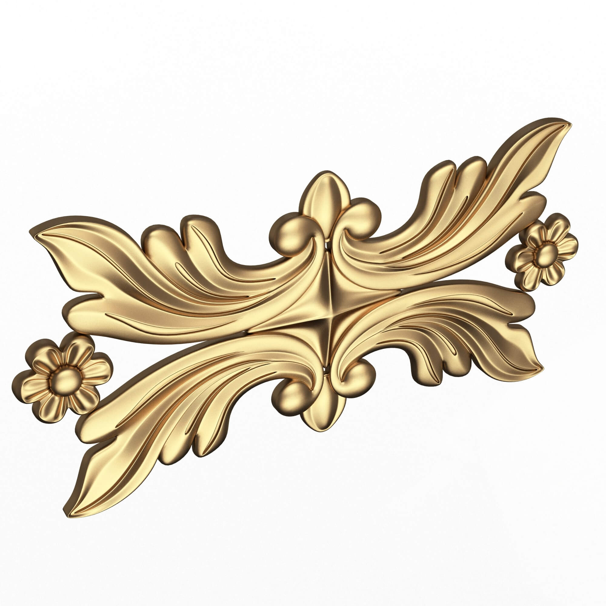 Collection of Carved Plaster Molding Decorations 02 - 3D Model by KhaganFX