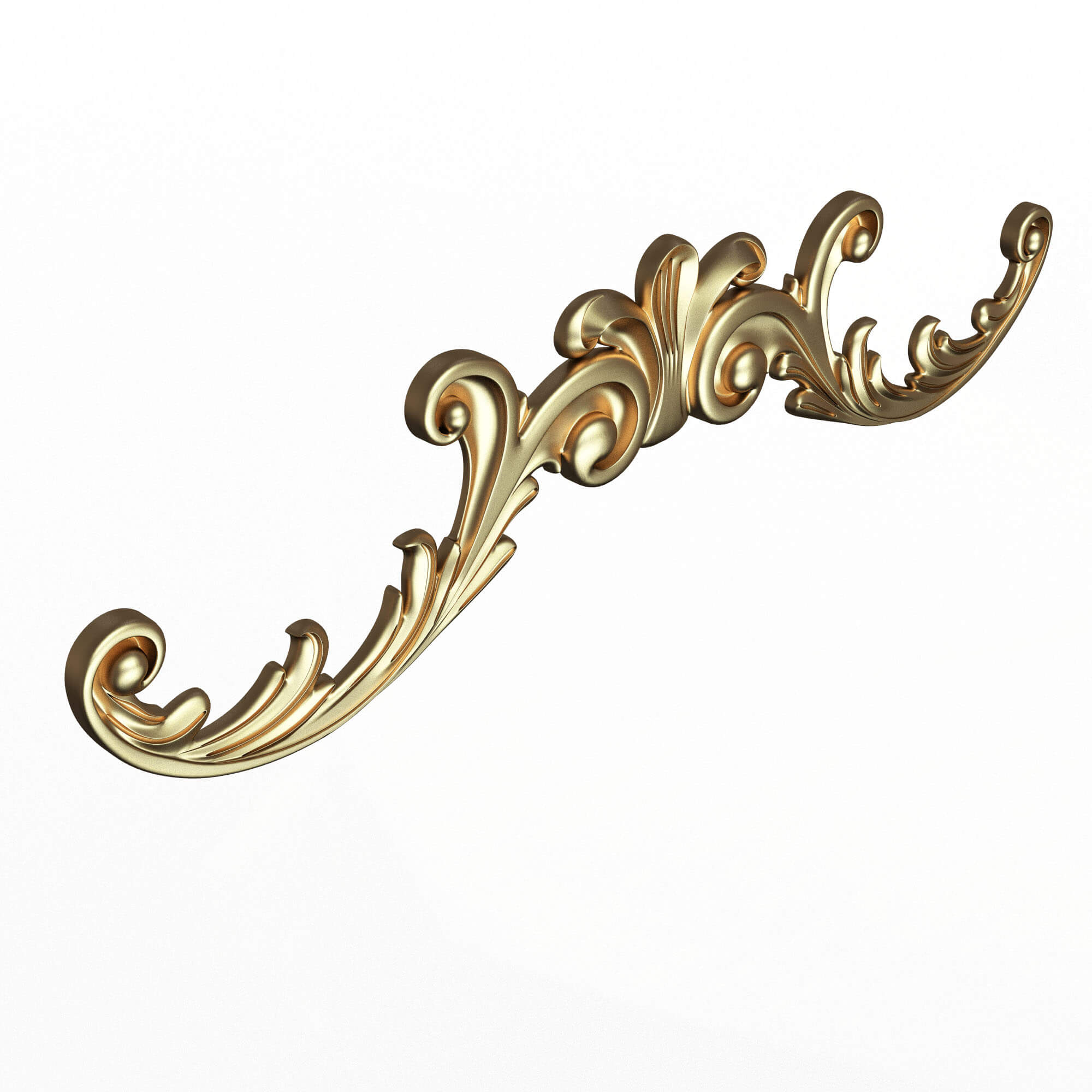 Collection of Carved Plaster Molding Decorations - 3D Model by KhaganFX
