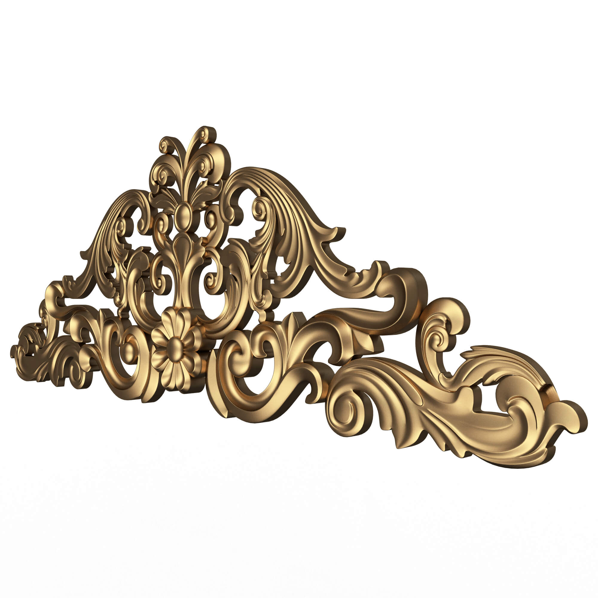 Collection of Carved Plaster Molding Decorations - 3D Model by KhaganFX