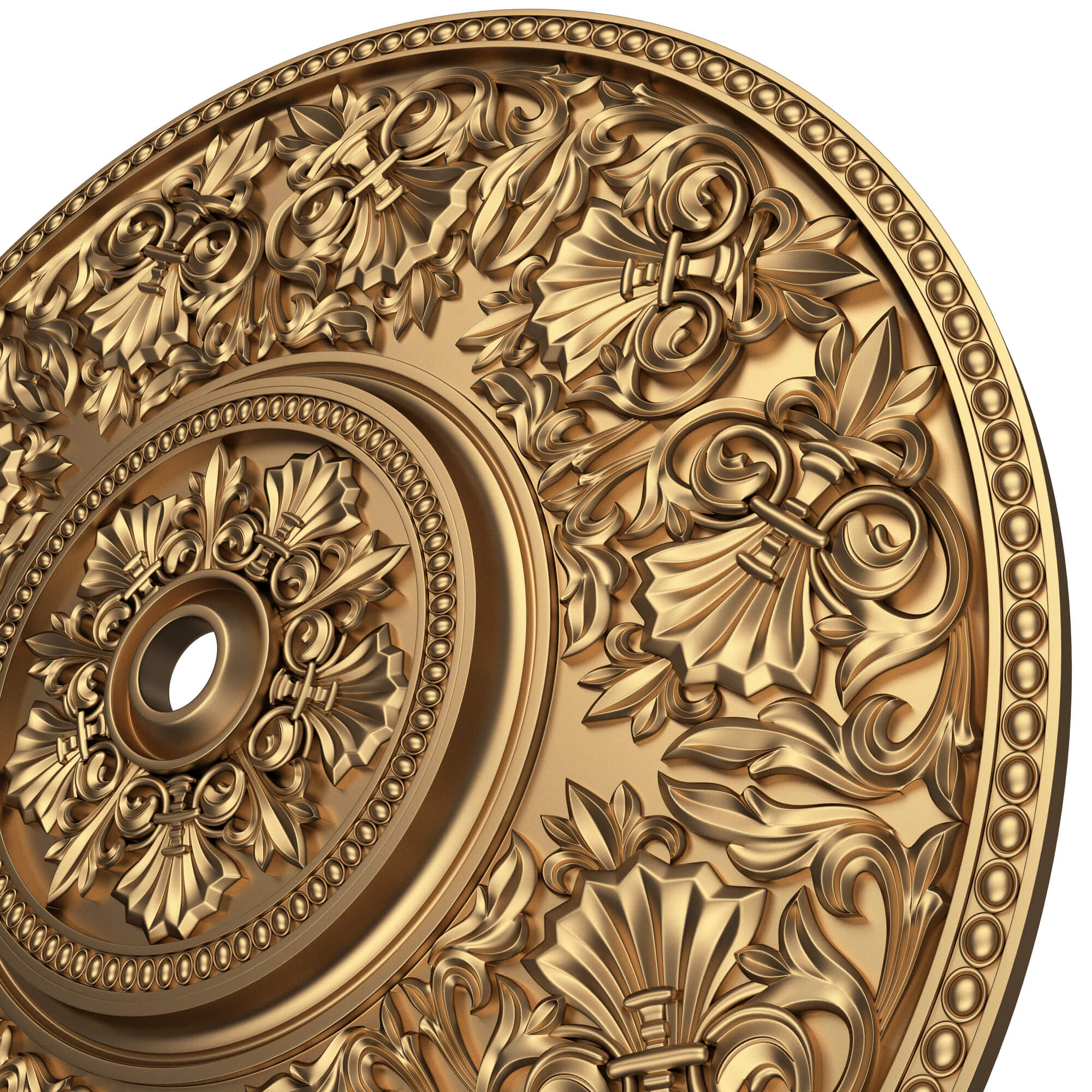 Collection of Ceiling Rosettes 02 - 3D Model by KhaganFX