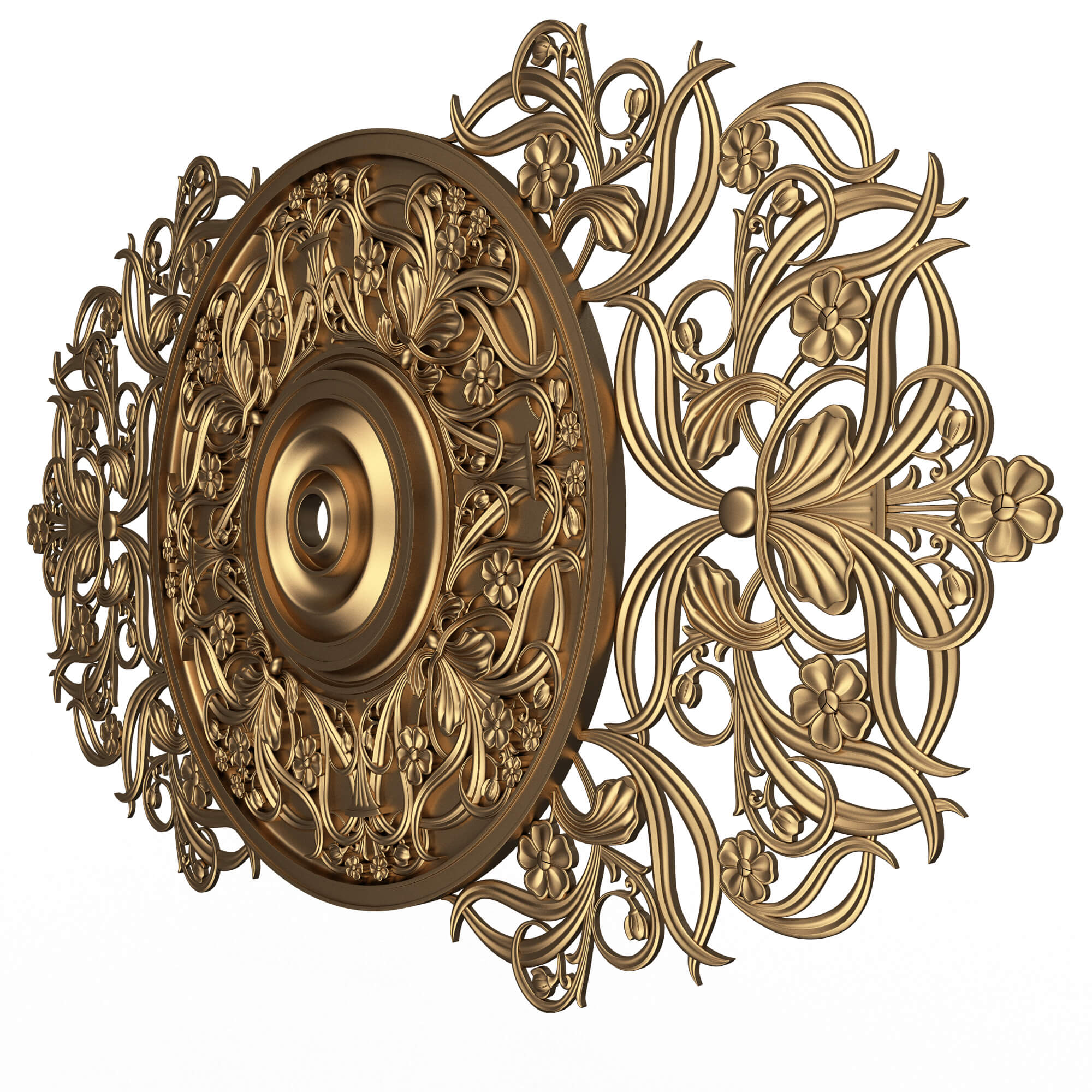 Collection of Ceiling Rosettes 02 - 3D Model by KhaganFX