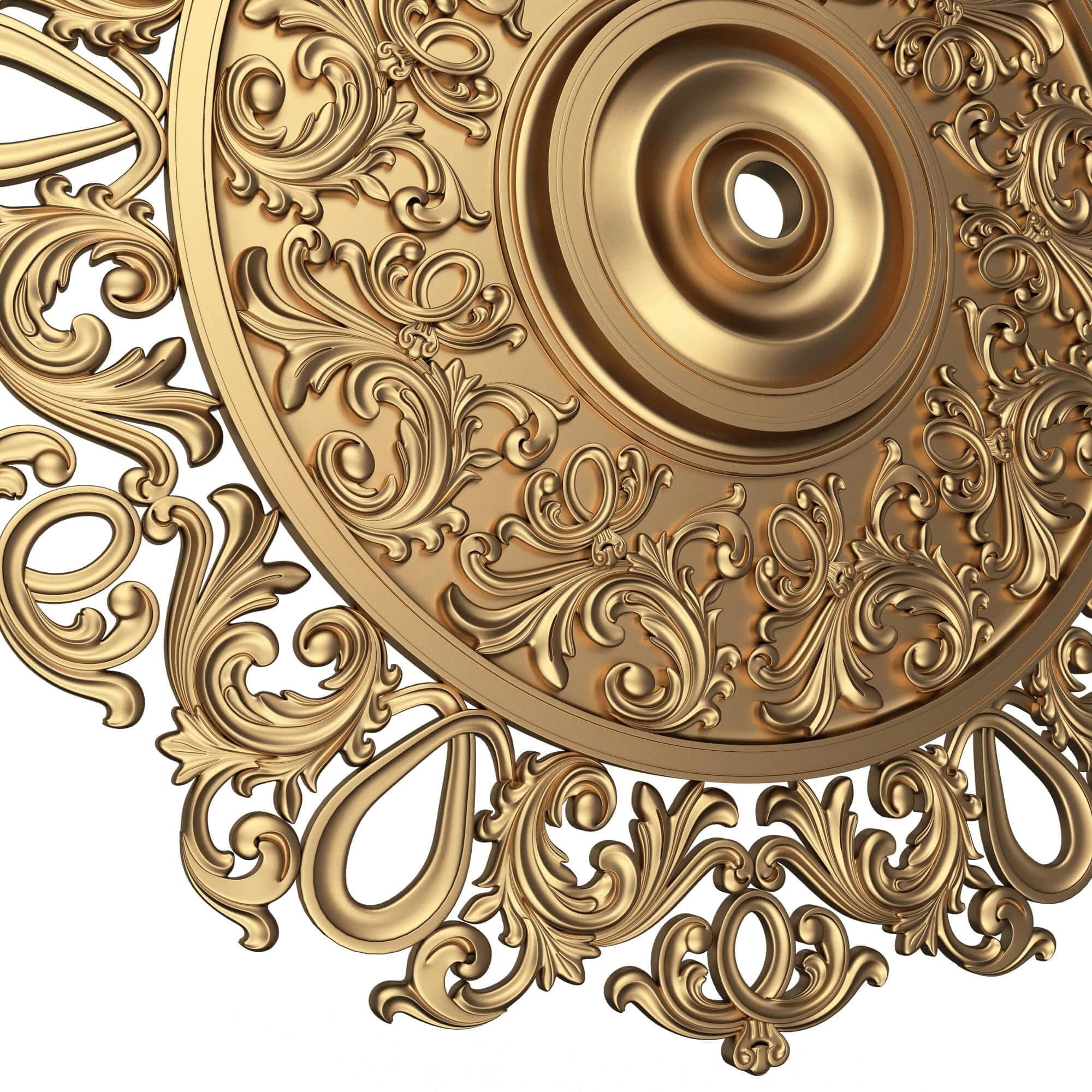 Collection of Ceiling Rosettes 02 - 3D Model by KhaganFX