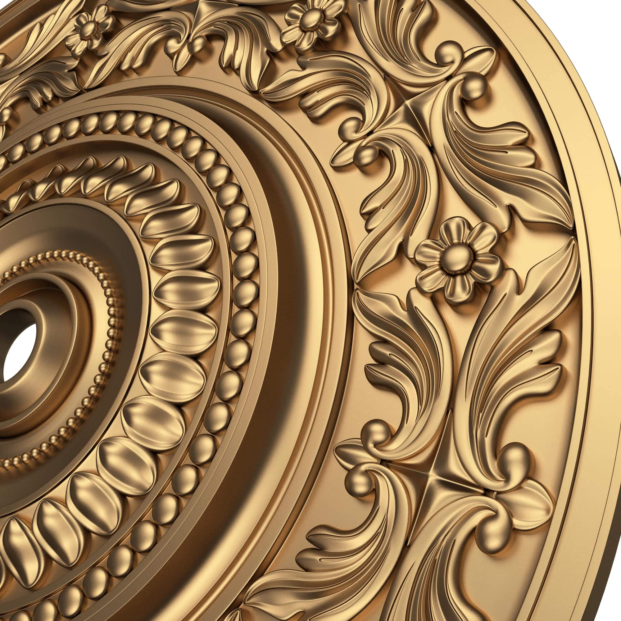 Collection of Ceiling Rosettes 02 - 3D Model by KhaganFX