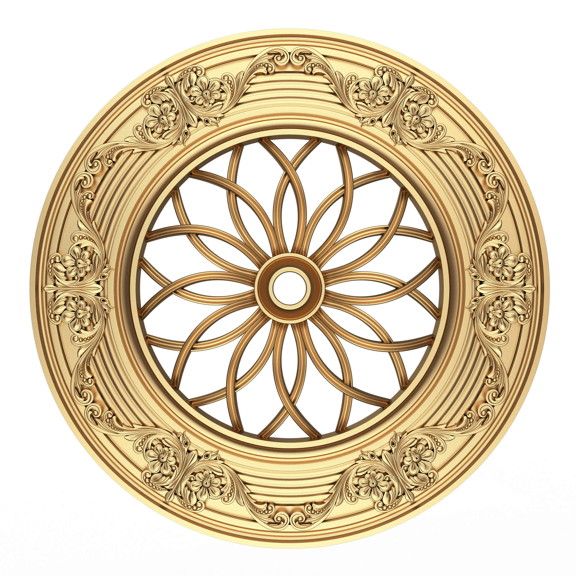 Collection of Ceiling Rosettes - 3D Model by KhaganFX