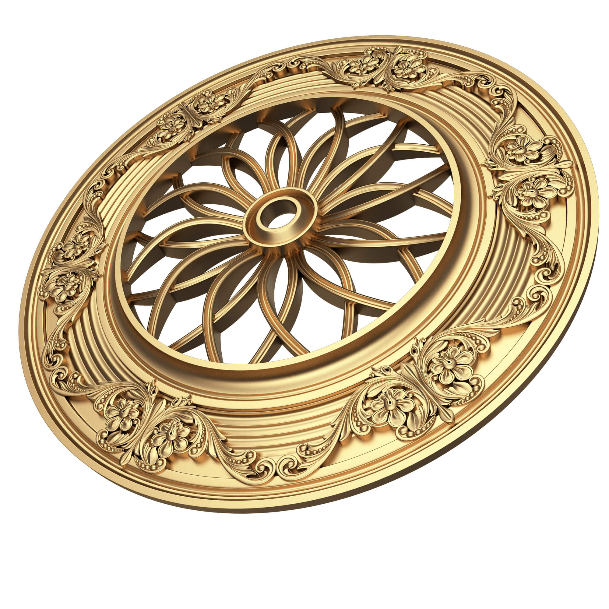 Collection of Ceiling Rosettes - 3D Model by KhaganFX