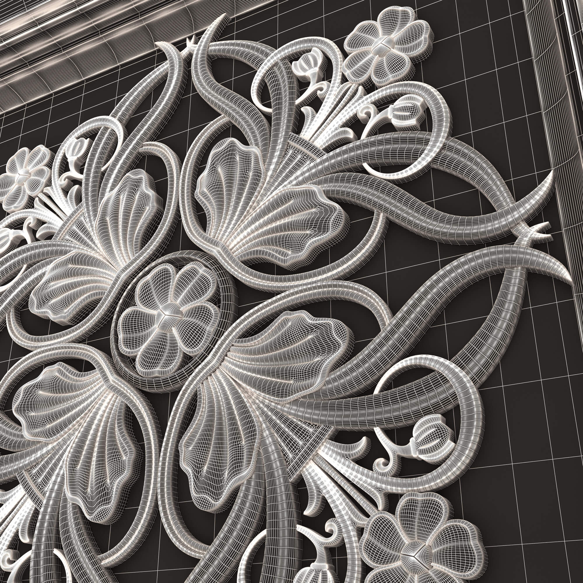 Collection of Ceiling Tiles 02 - 3D Model by KhaganFX